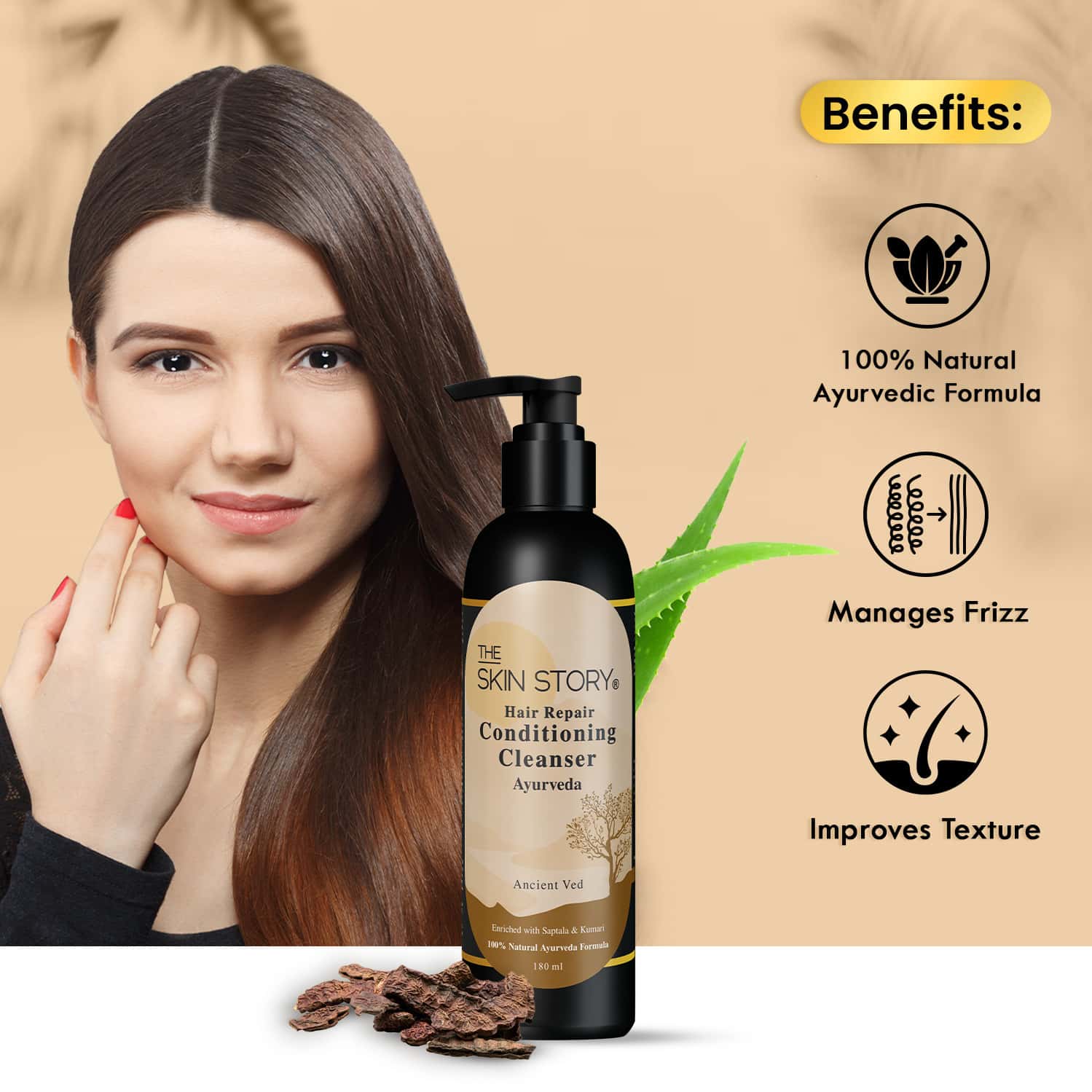 Buy THE SKIN STORY HAIR REPAIR CONDITIONING CLEANSER, 180ML Online ...