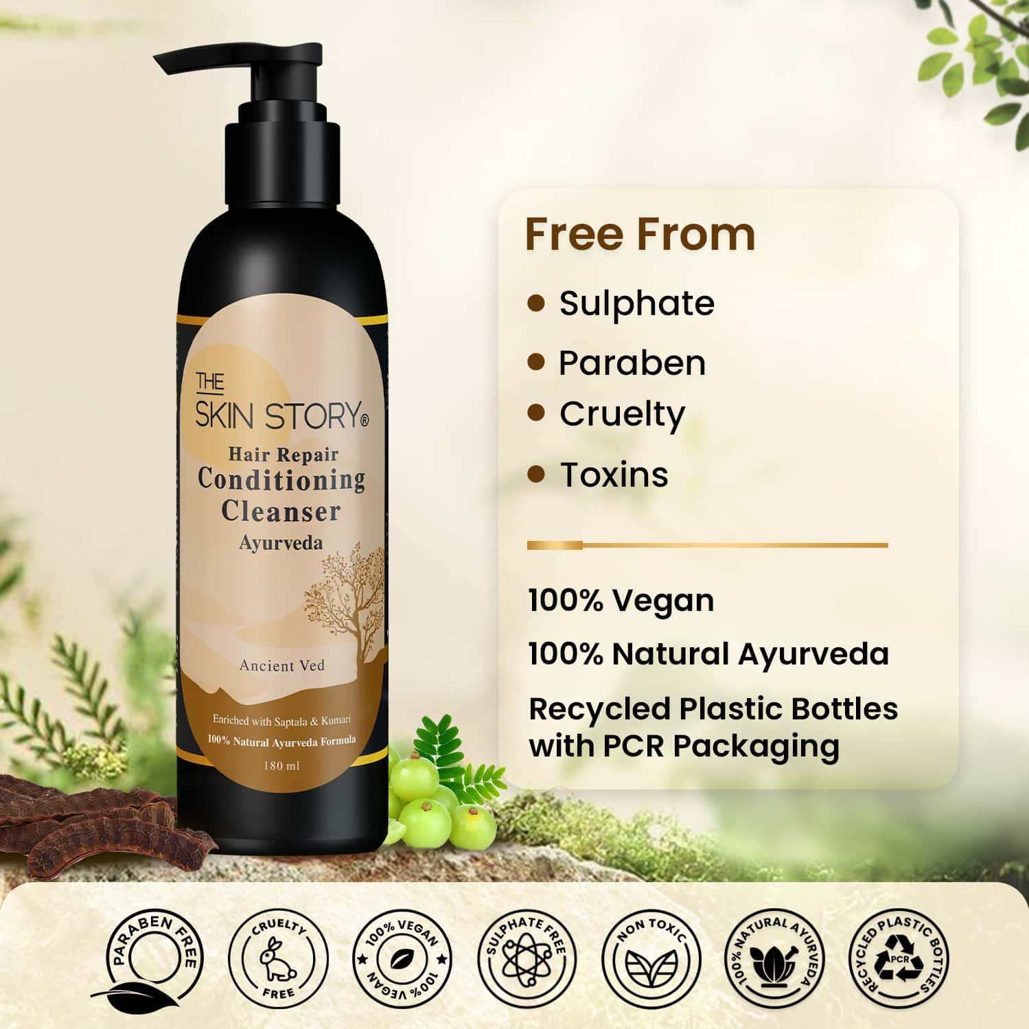 Buy THE SKIN STORY HAIR REPAIR CONDITIONING CLEANSER, 180ML Online ...