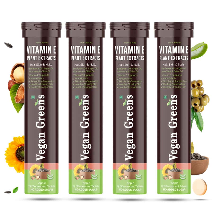Buy VEGAN GREENS PLANT BASED VITAMIN E FROM SUNFLOWER, ALOE VERA, OLIVE ...