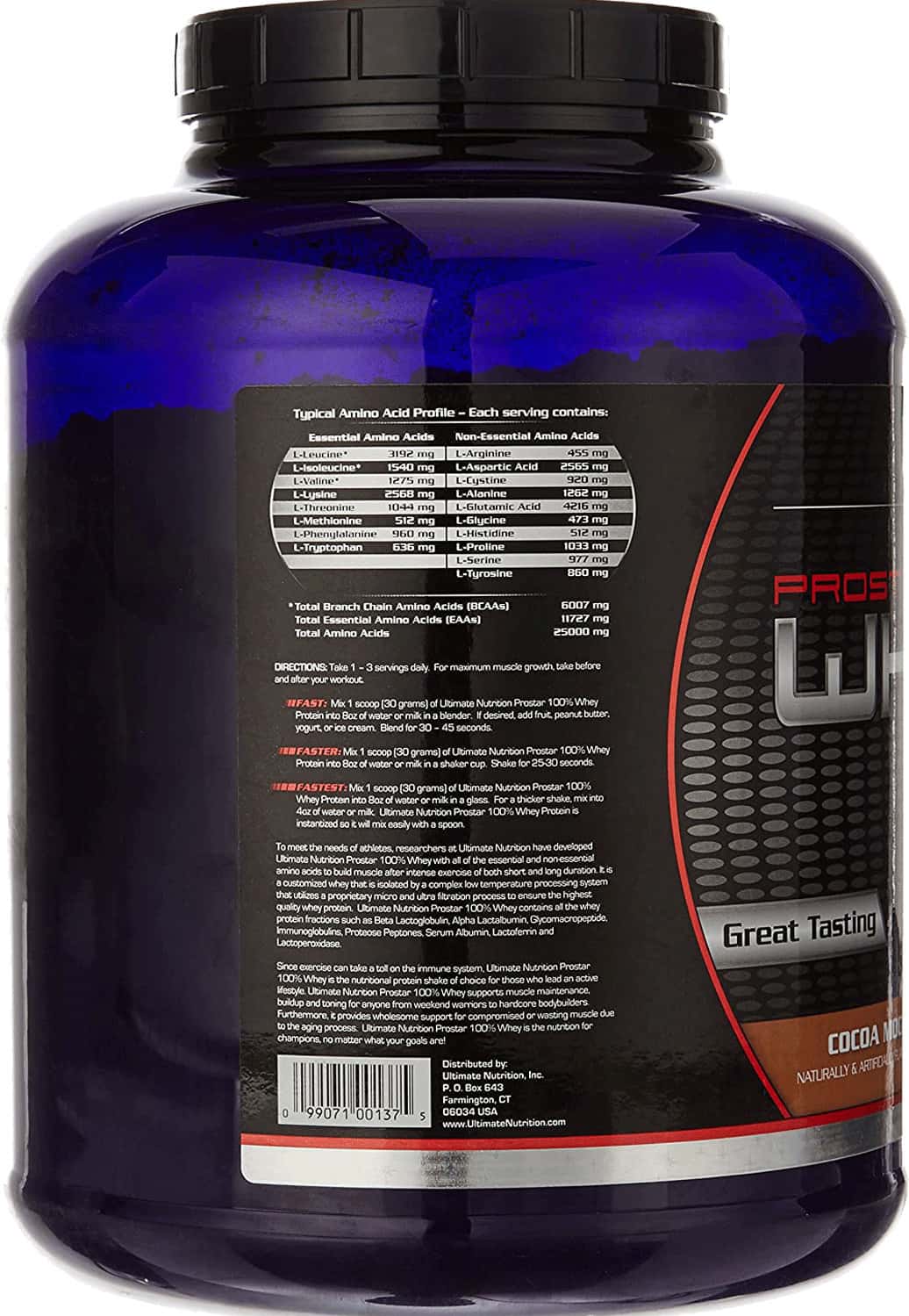 Buy ULTIMATE NUTRITION PROSTAR 100% WHEY PROTEIN 5.28 LB (2.39 KG ...