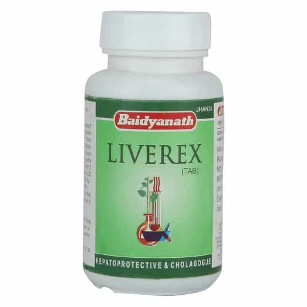 Buy BAIDYANATH (JHANSI) LIVEREX TAB, BOTTLE OF 100 TABLETS Online & Get ...
