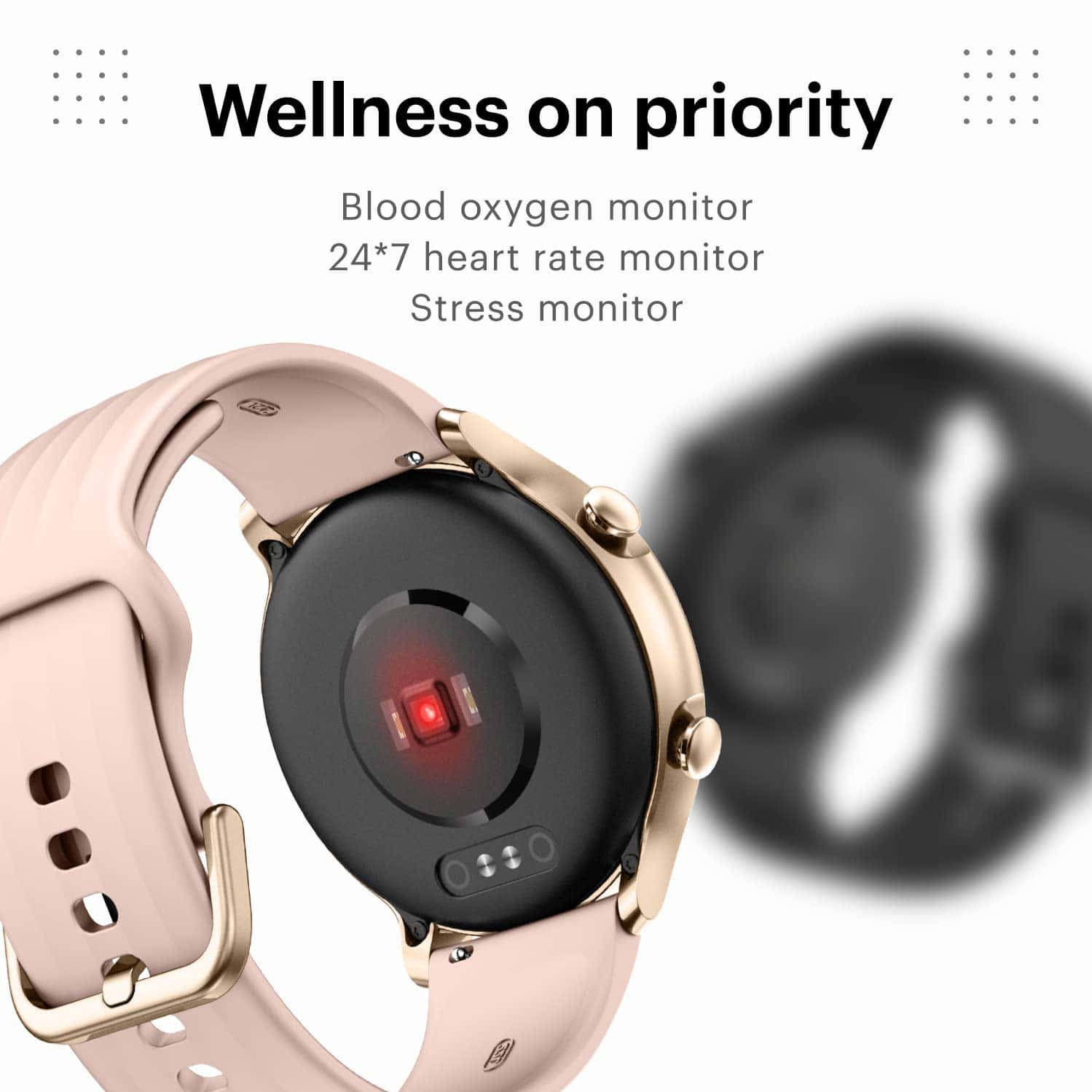 Buy NOISE NOISEFIT AGILE SMARTWATCH (ROSE PINK) Online & Get Upto 60% ...