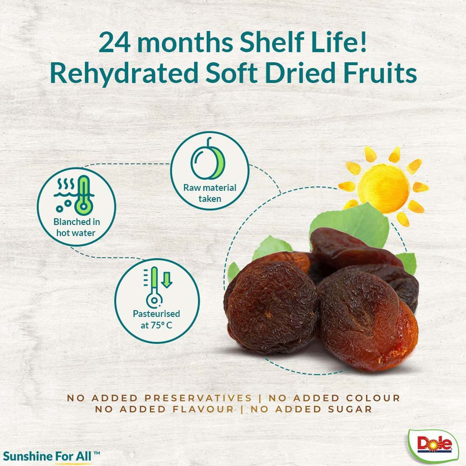 Buy DOLE SELECT PREMIUM ORGANIC HANDPICKED APRICOTS | SOFT DRIED ...