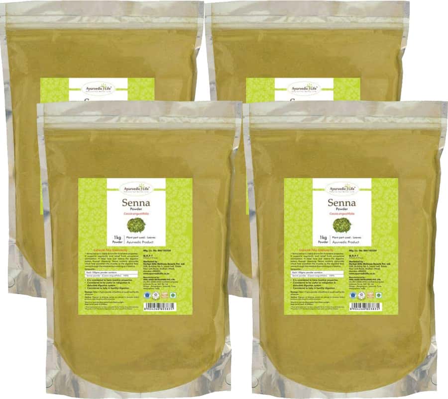 Buy NATURZ AYURVEDA SENNA POWDER - 1 KG VALUE PACK OF 4 Online & Get ...