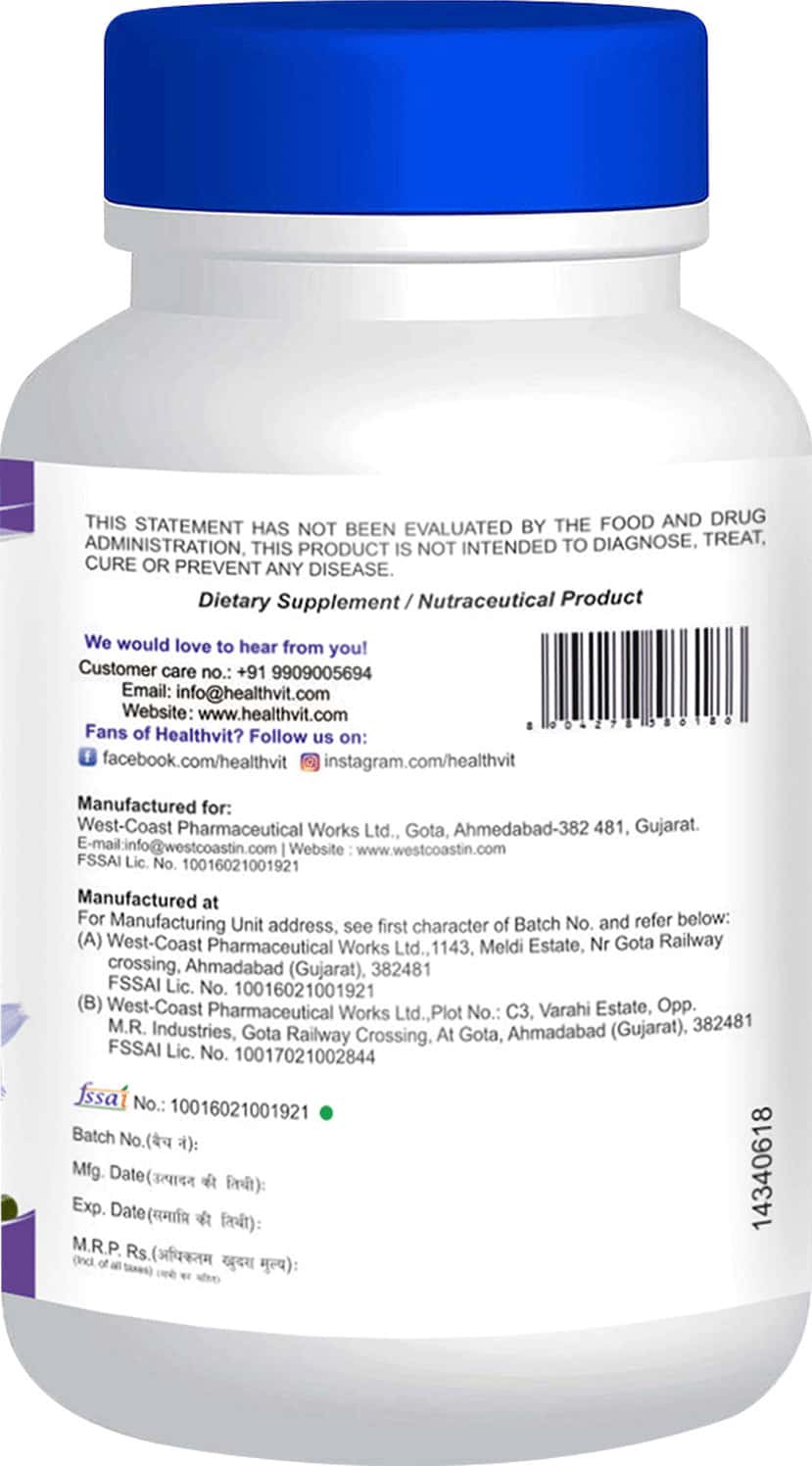 Buy HEALTHVIT CHICORY ROOT 900MG 60 CAPSULES FOR IMMUNITY BOOSTER ...