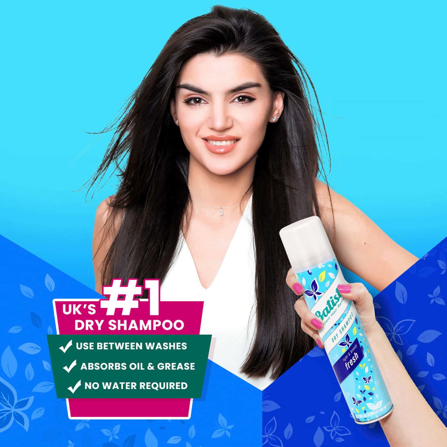 Buy BATISTE INSTANT HAIR REFRESH DRY SHAMPOO - LIGHT & BREEZY FRESH ...