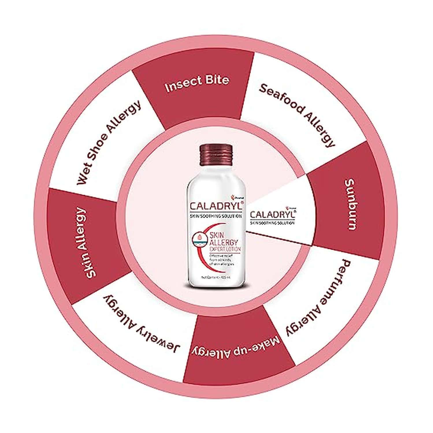 Buy CALADRYL SKIN ALLERGY EXPERT LOTION PACK OF 3 (3 X 125 ML), WHITE ...
