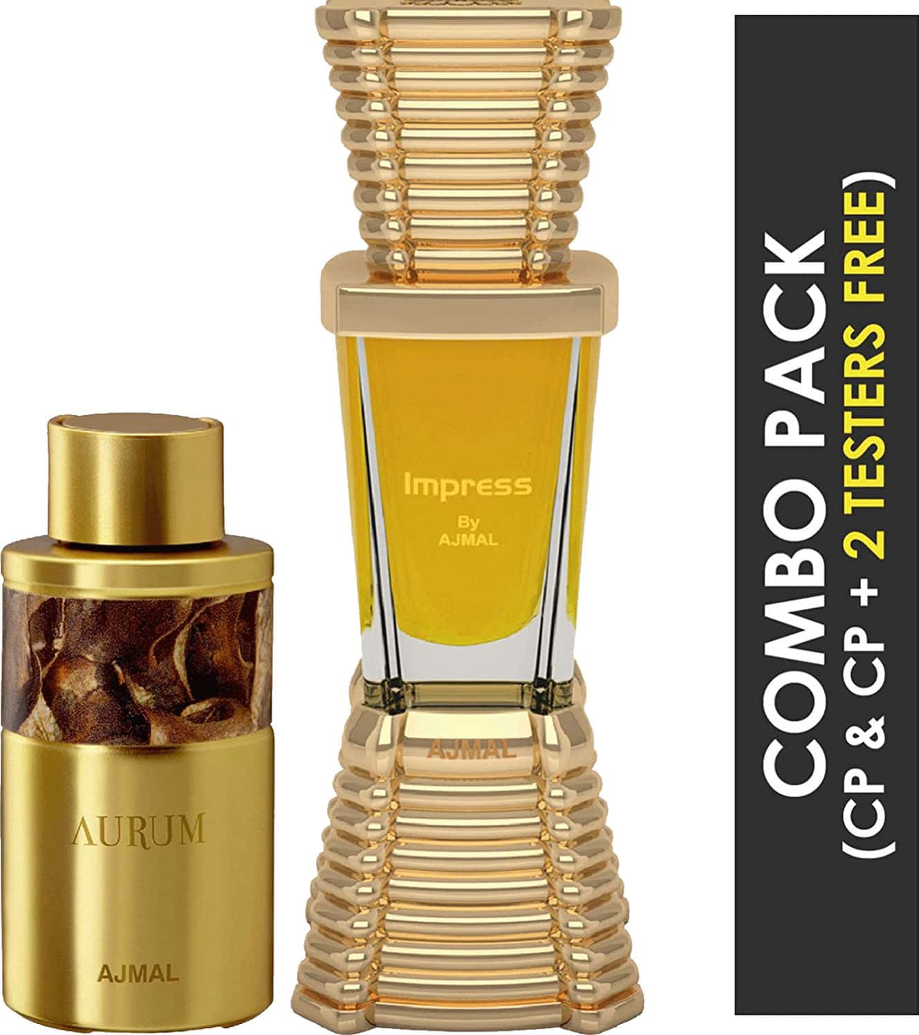 Buy AJMAL AURUM CP ATTAR 10ML FOR WOMEN AND IMPRESS CP OIL ALCOHOL-FREE ...