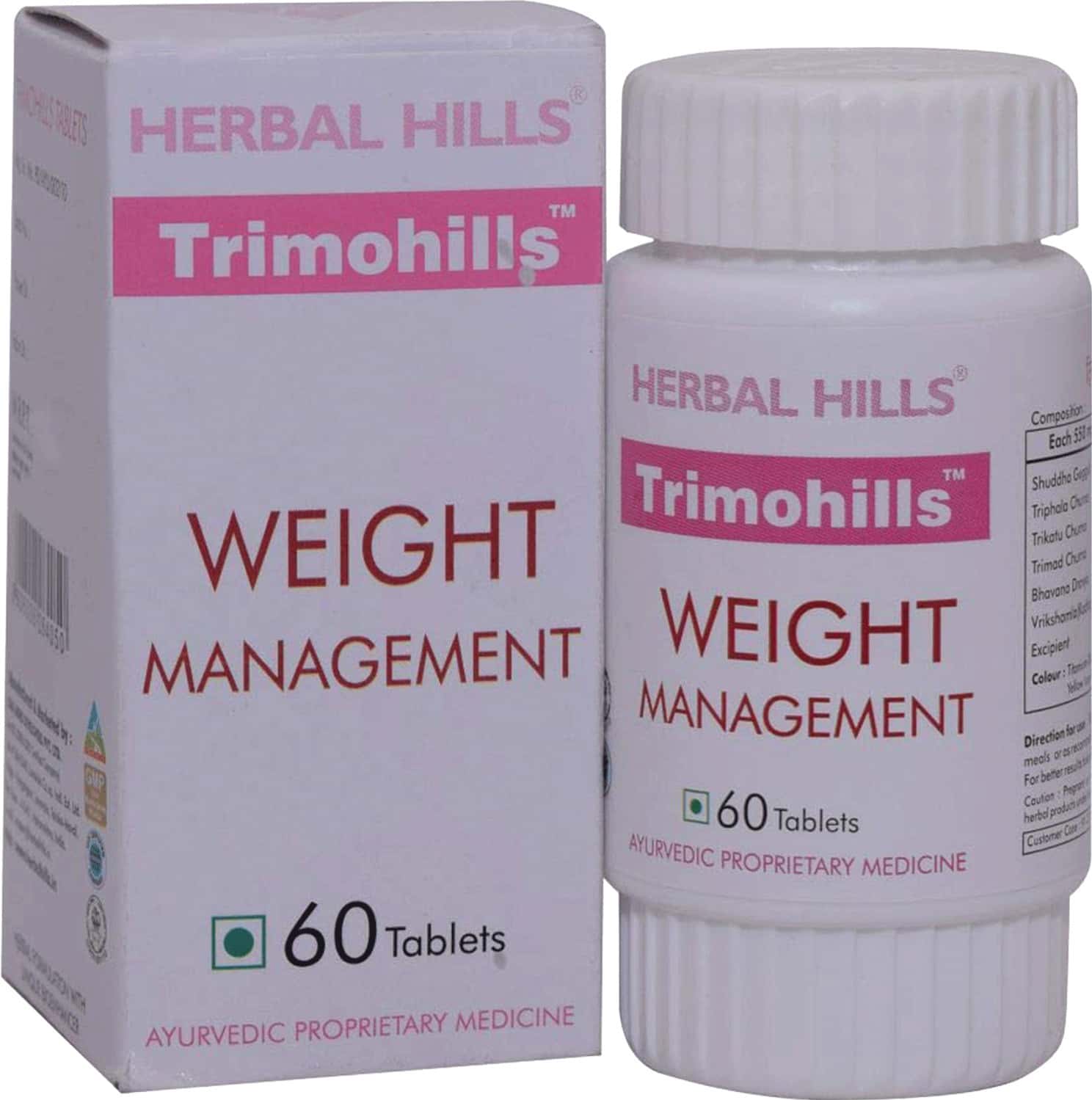 Buy HERBAL HILLS TRIMOHILLS 60 TABLETS - PACK OF 2 Online & Get Upto 60 ...