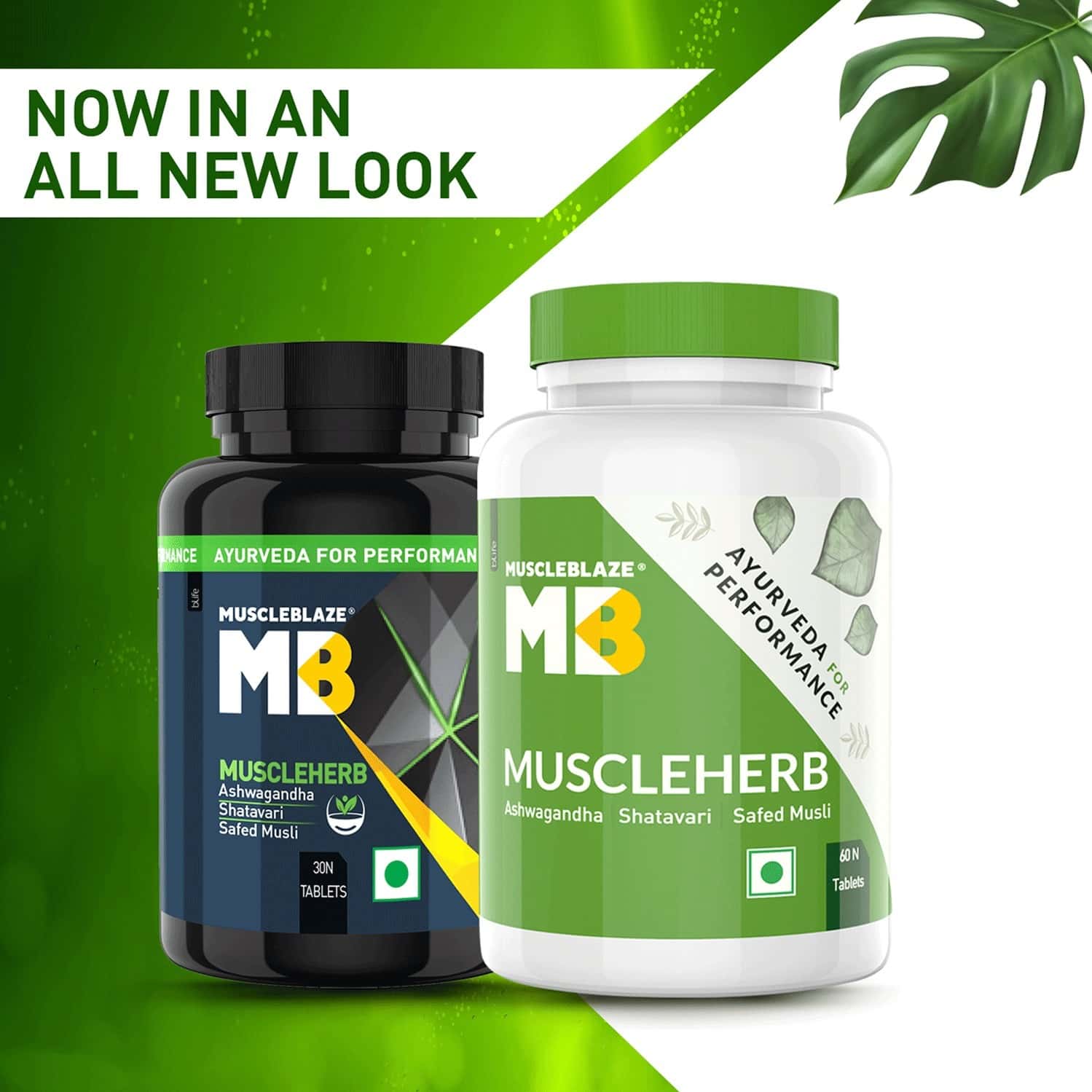 Buy MUSCLEBLAZE AYURVEDA MUSCLEHERB SUPPLEMENT 30 TABLETS Online & Get ...