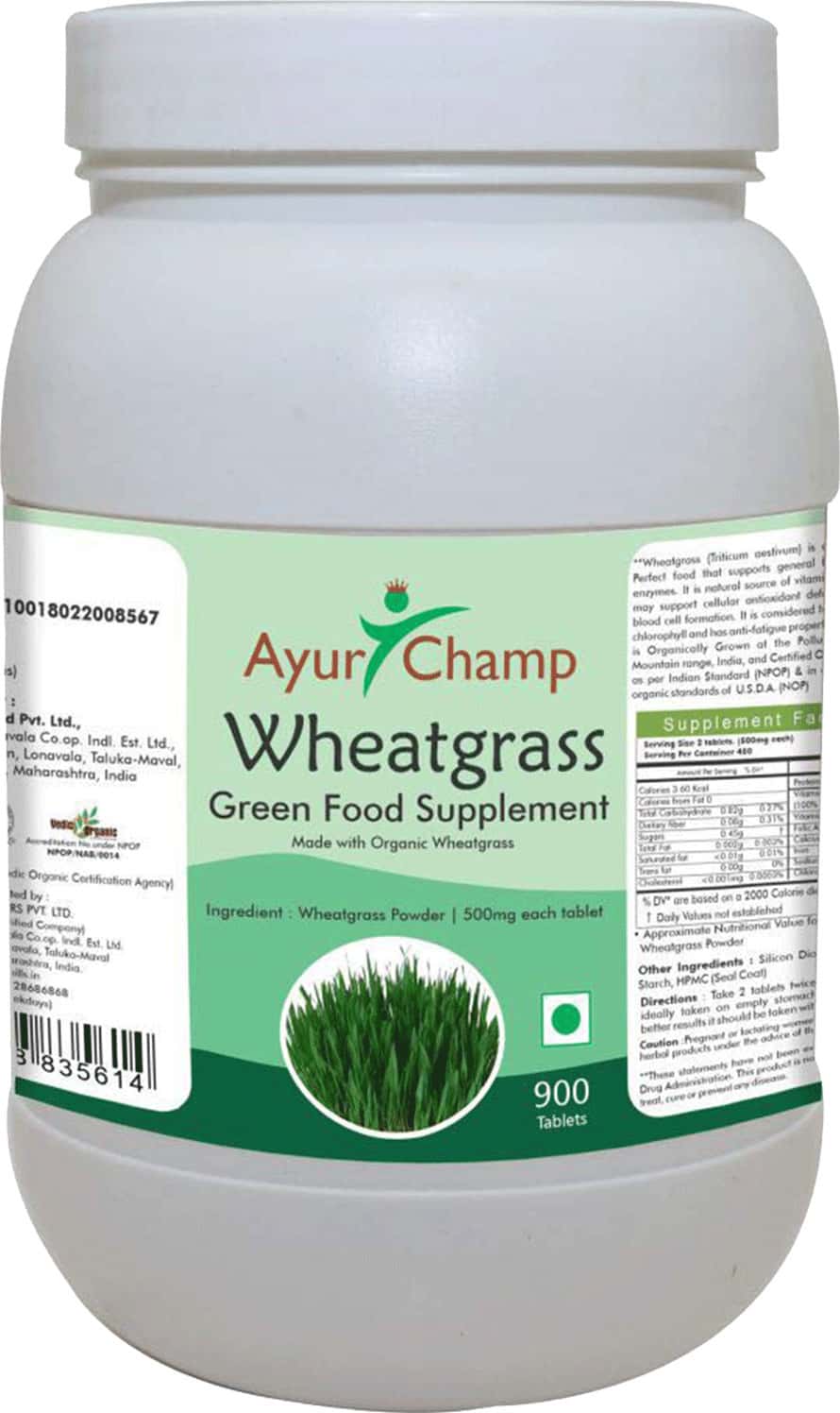 Buy AYURVEDIC LIFE WHEATGRASS 1 KG POWDER VALUE PACK OF 2 Online & Get ...