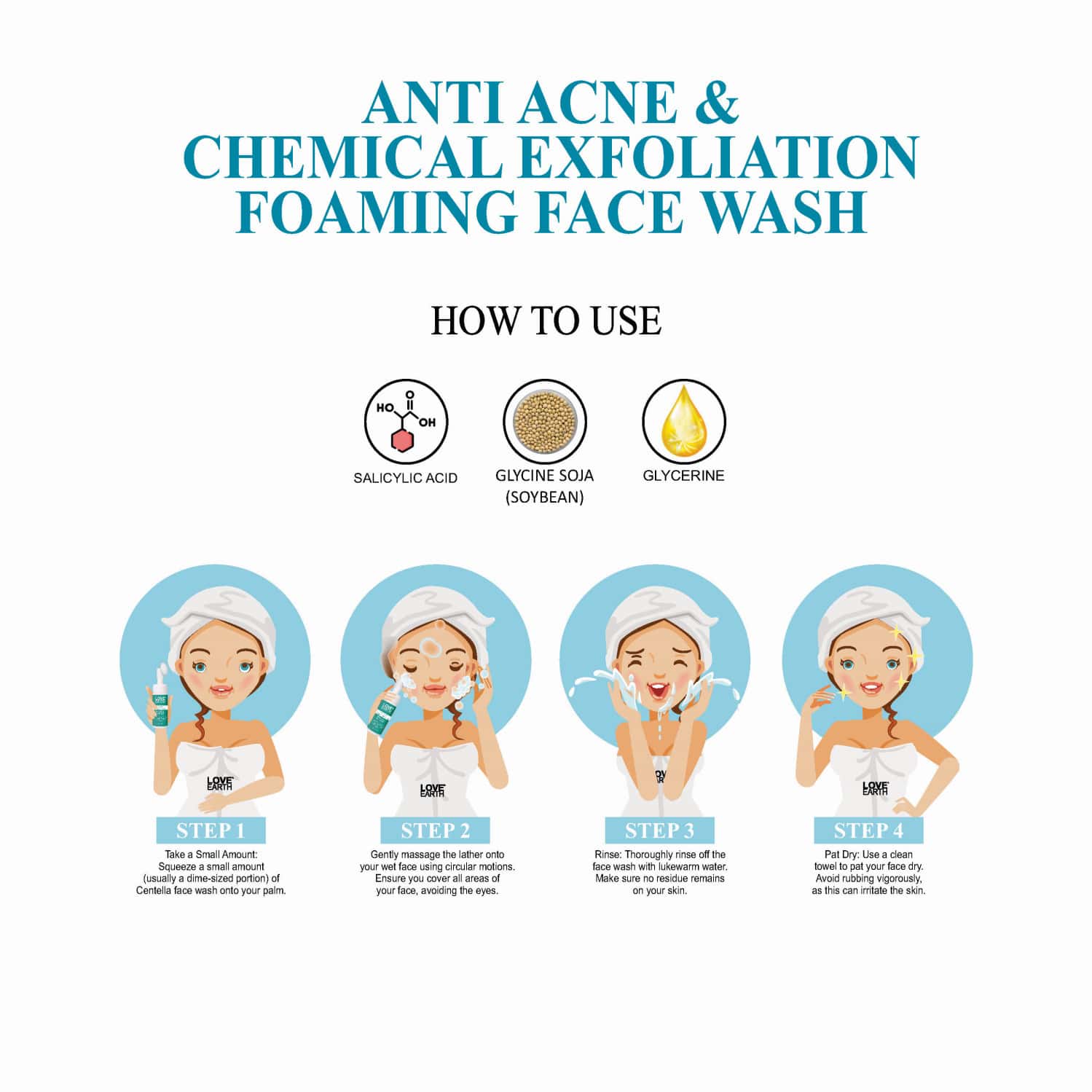 Buy ANTI ACNE & CHEMICAL EXFOLIATION FOAMING FACE WASH Online & Get ...