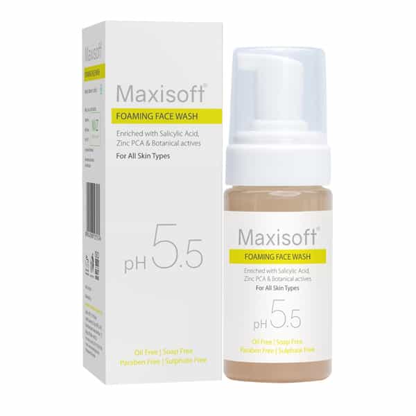 Buy MAXISOFT ANTI ACNE & ANTI PIMPLE FOAMING FACE WASH 100 ML Online ...