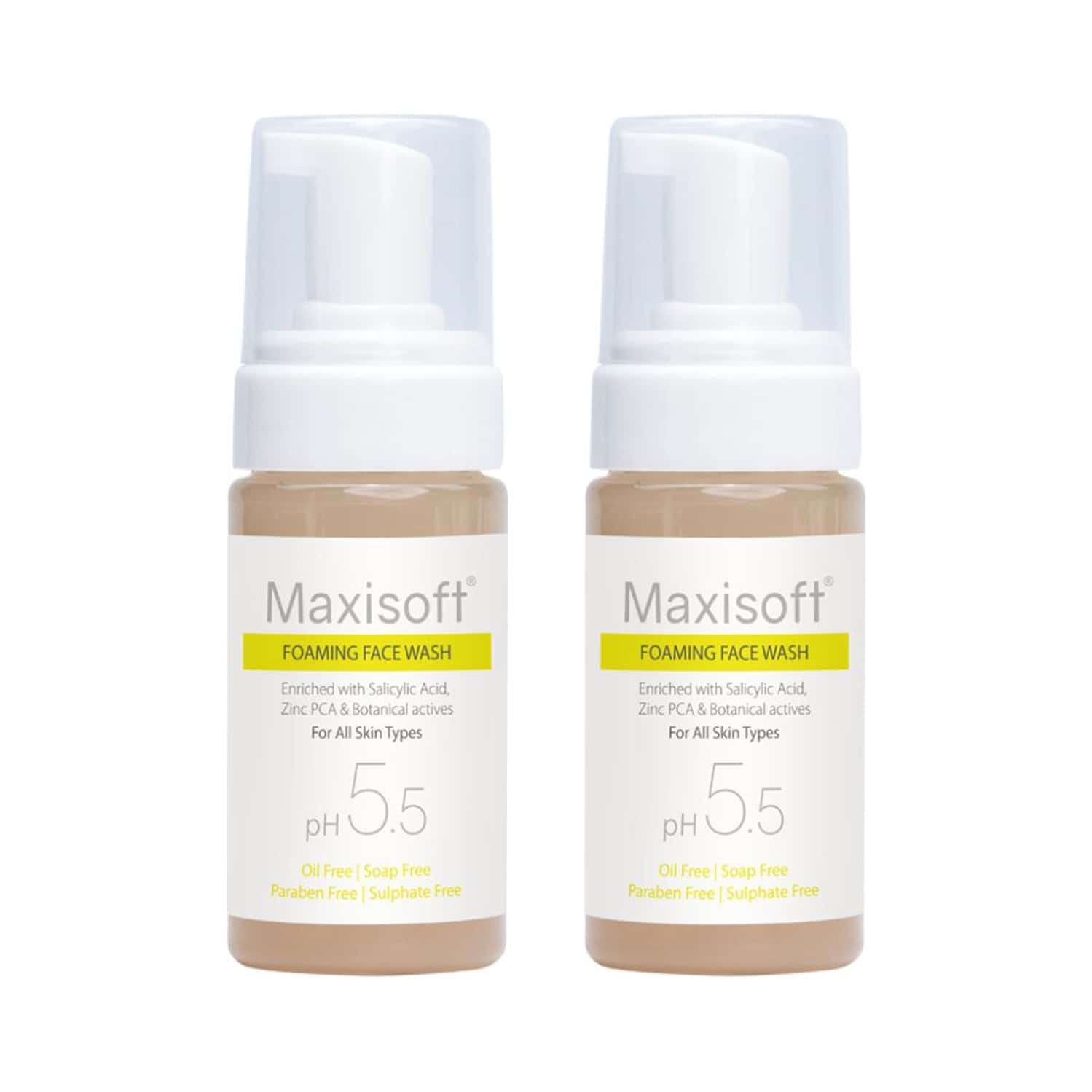Buy MAXISOFT ANTIACNE & ANTIPIMPLE FOAMING FACE WASH 100 ML | SALICYLIC ...