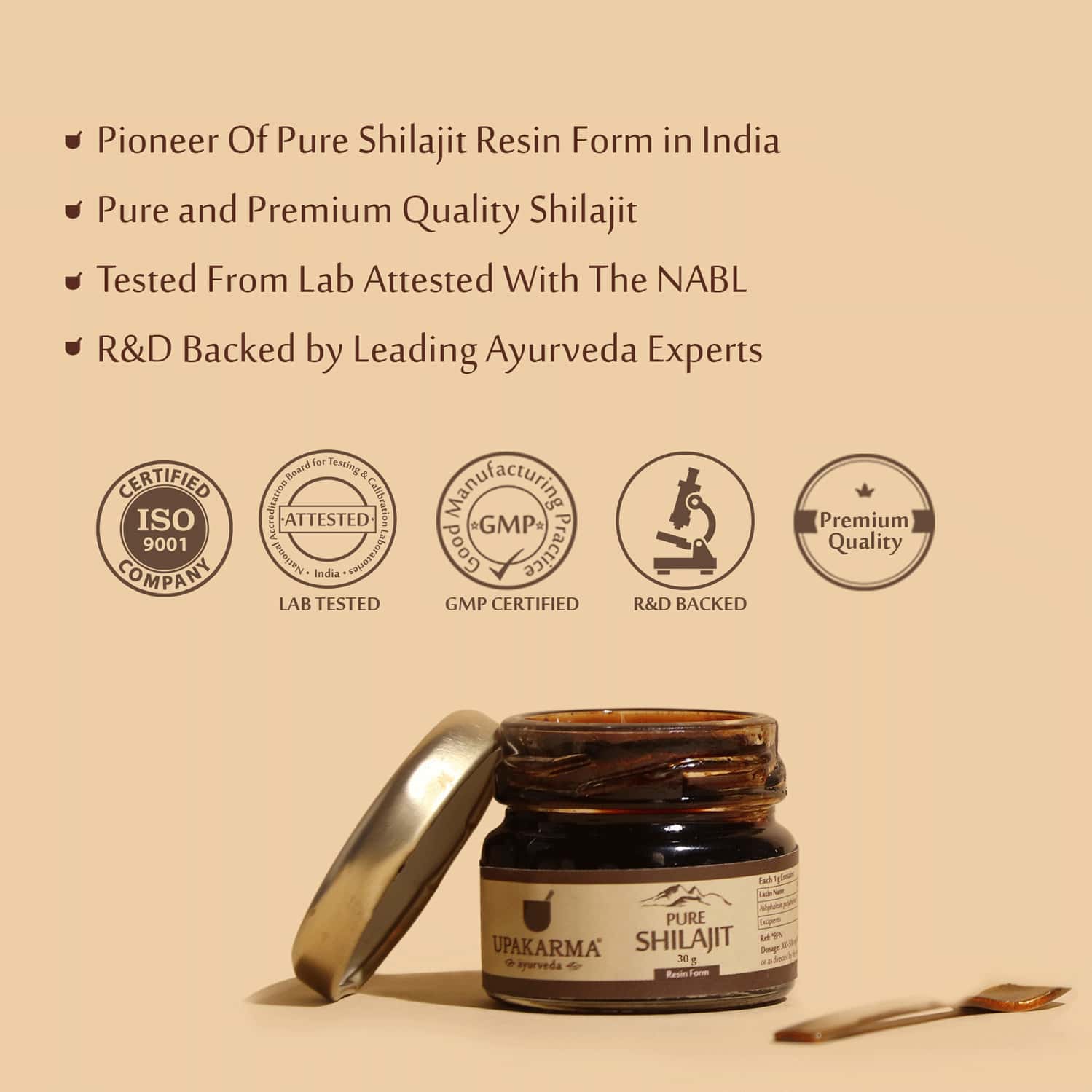 Buy UPAKARMA NATURAL & PURE SHILAJIT / SHILAJEET RESIN MEGA PACK-30 GRAM Online & Get Upto 60% ...