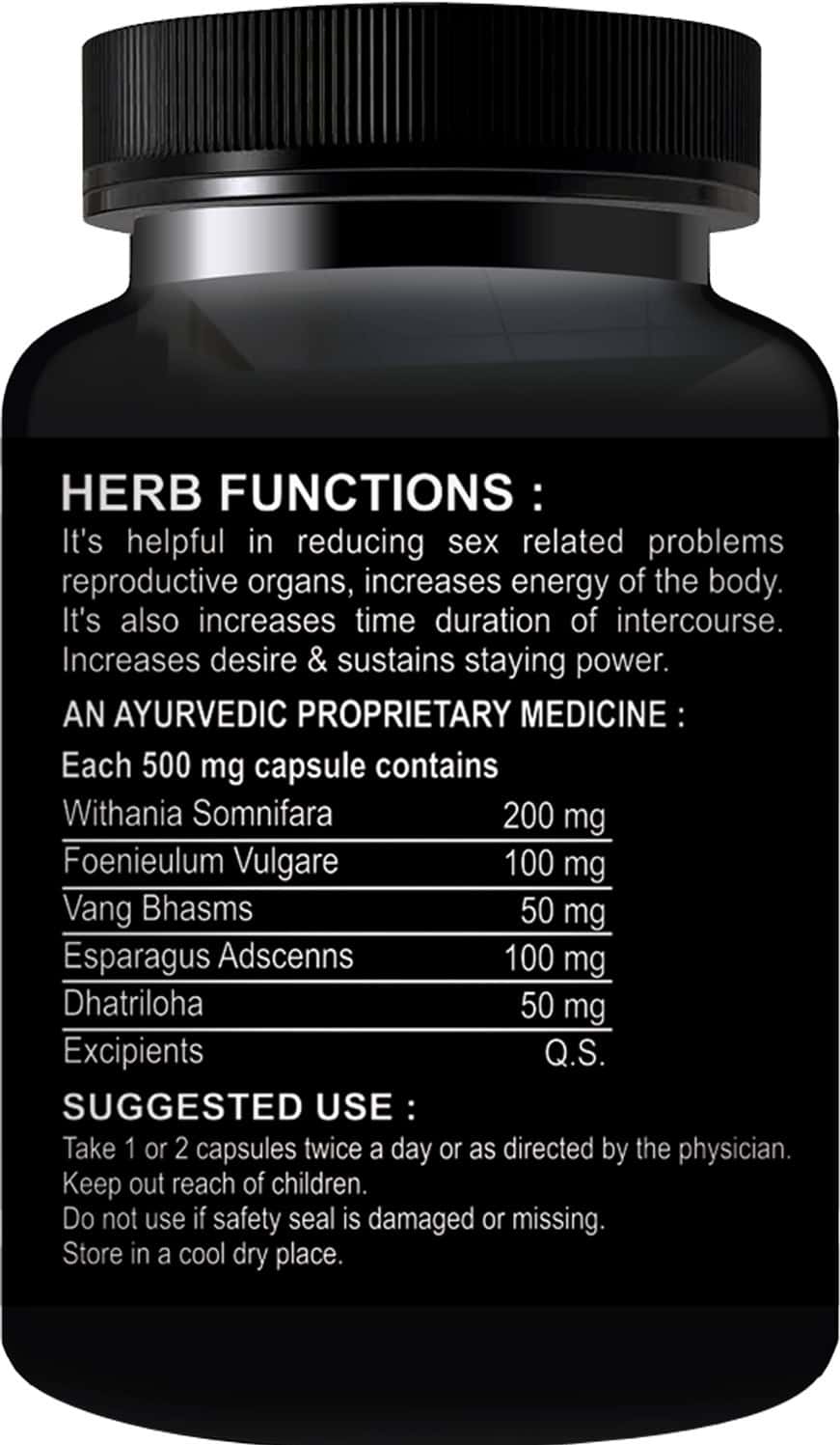 Buy POTENT PUSH HERBAL CAPSULES FOR INCREASES TESTOSTERONE, ENERGY ...