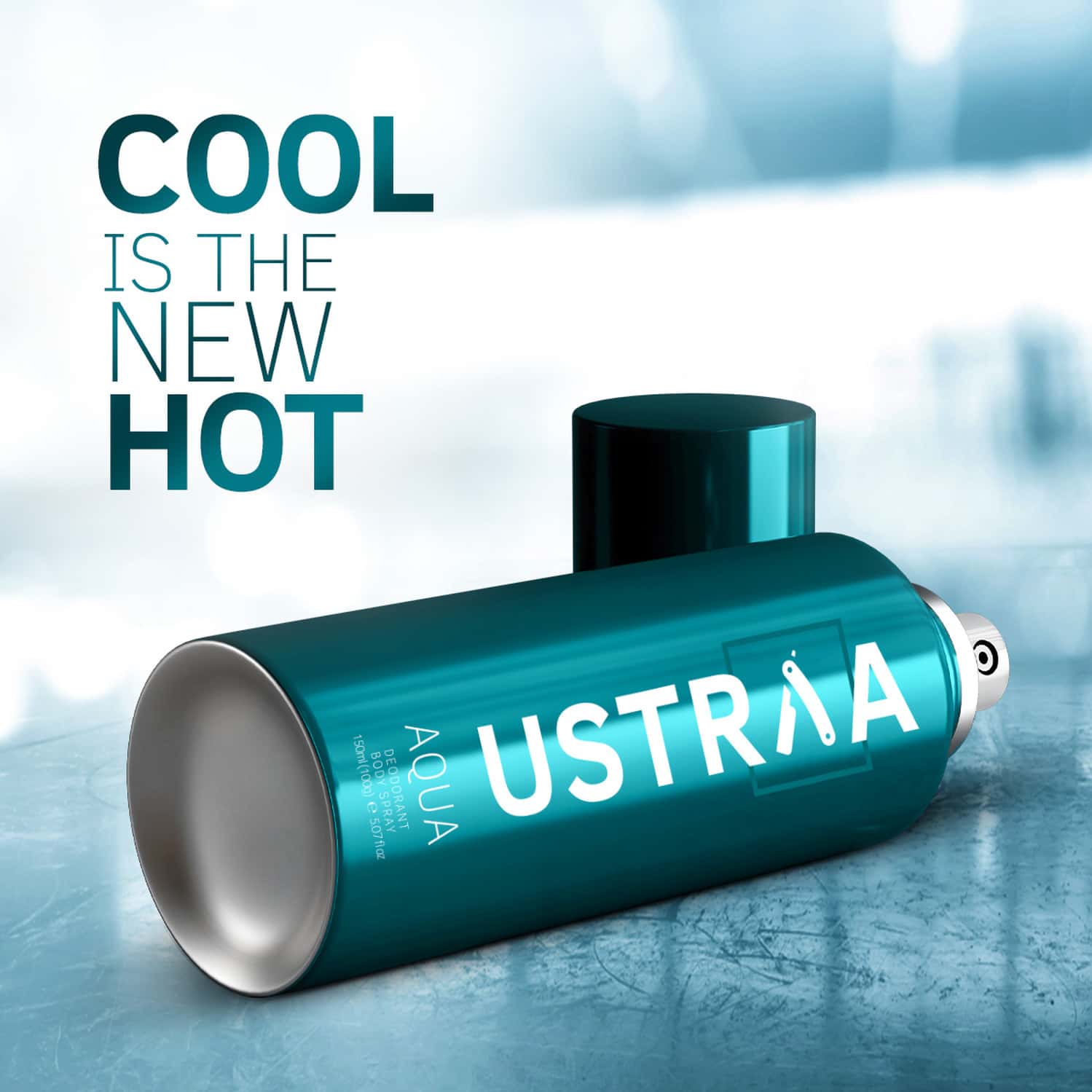Buy USTRAA AQUA DEODORANT BODY SPRAY - 150 ML - PACK OF 3 Online & Get ...