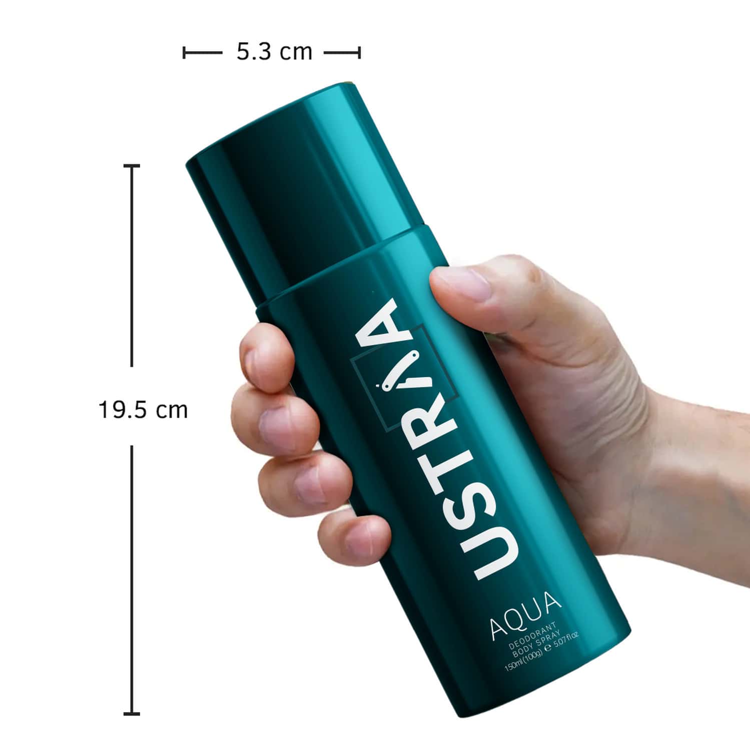 Buy USTRAA AQUA DEODORANT BODY SPRAY - 150 ML - PACK OF 3 Online & Get ...