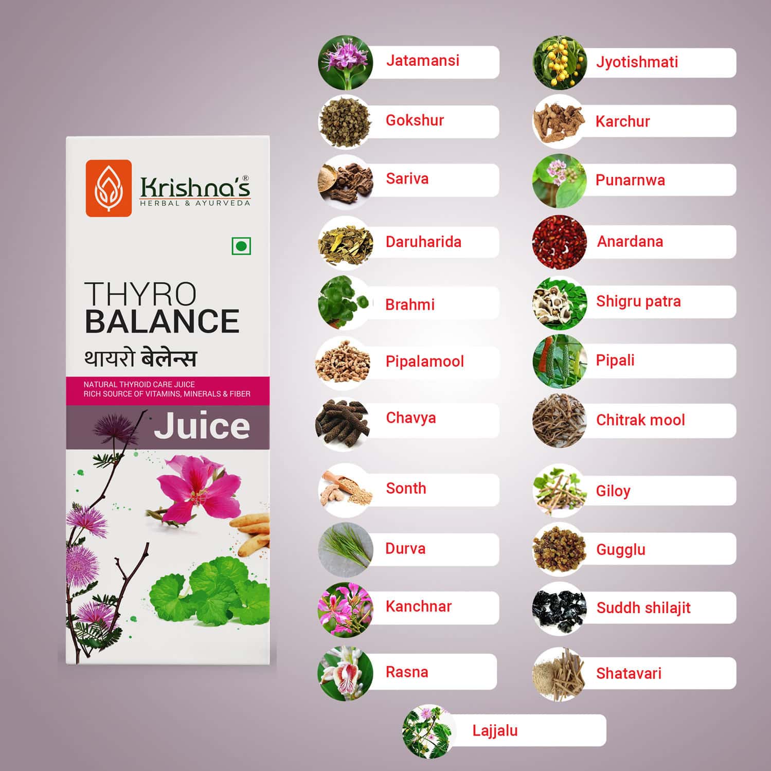Buy KRISHNA'S THYRO BALANCE JUICE 1 LITRE Online & Get Upto 60% OFF at ...