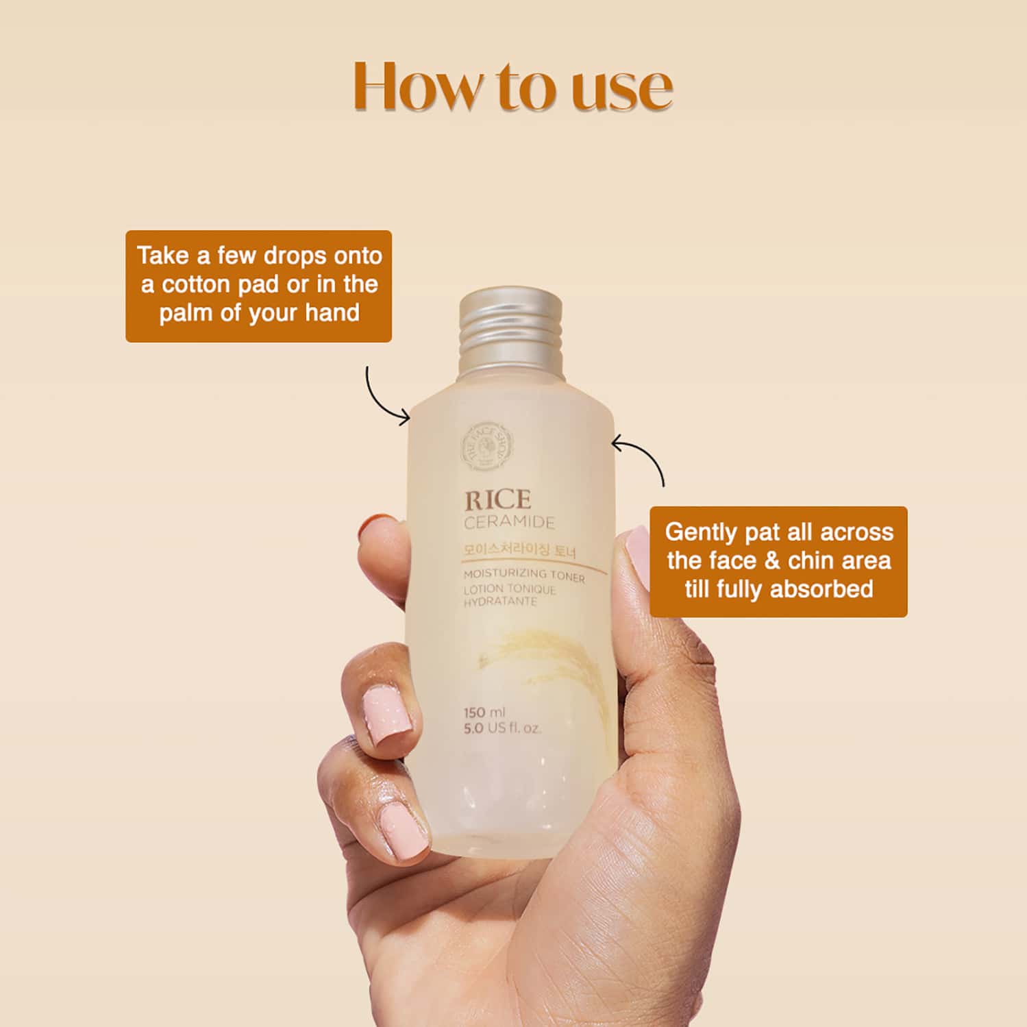 Buy THE FACE SHOP RICE & CERAMIDE MOISTURIZING TONER Online & Get Upto ...