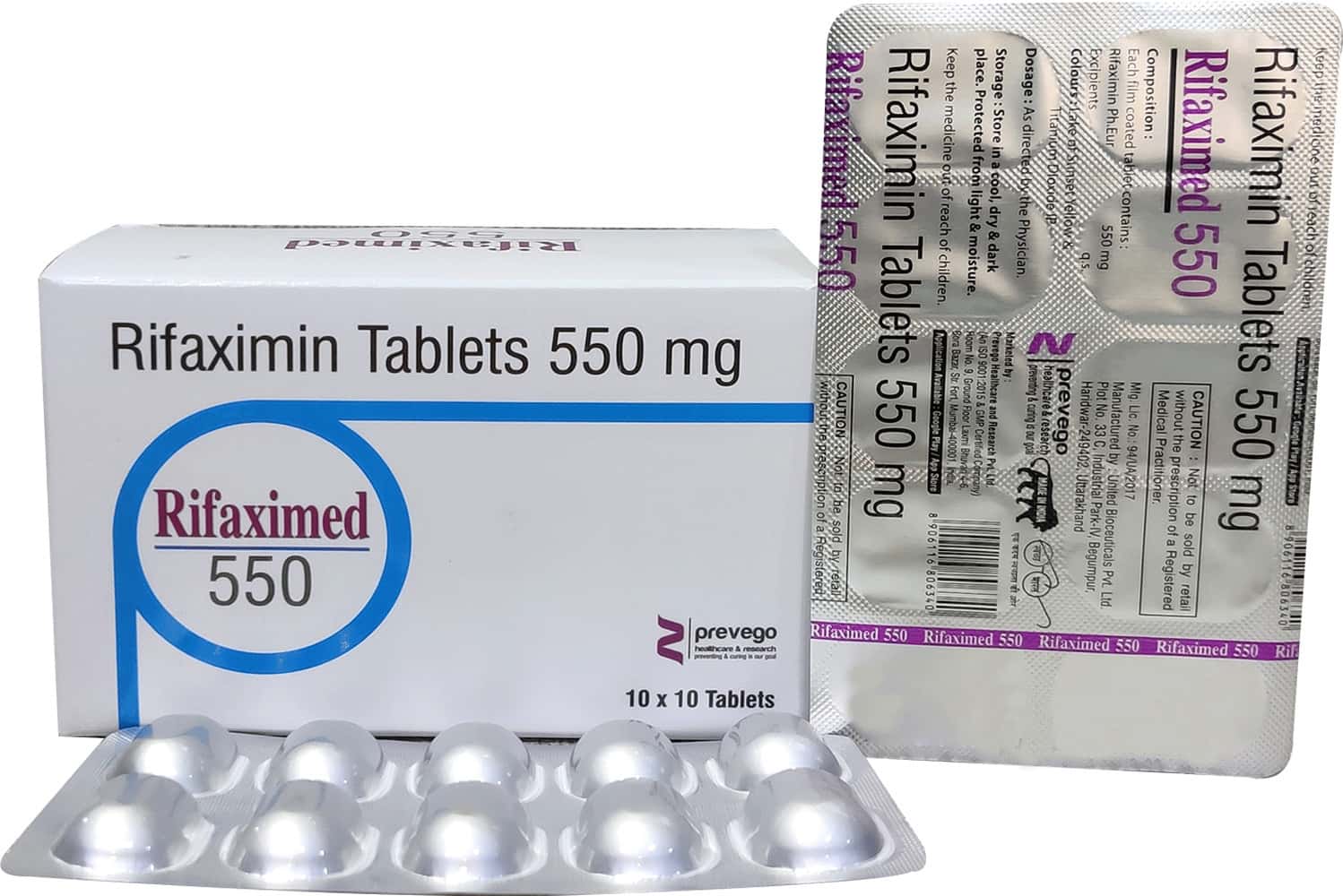 Buy Rifaximed 550 MG Tablet (10) Online at Flat 15% OFF | PharmEasy