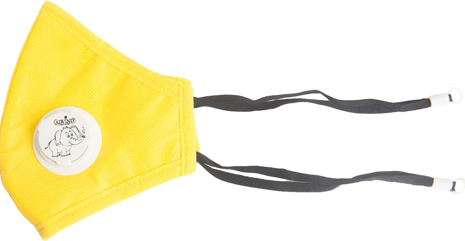 Buy ADVIND HEALTHCARE SMOG GUARD N95 KIDS MASK WITH ONE VALVE XS (3-5 ...