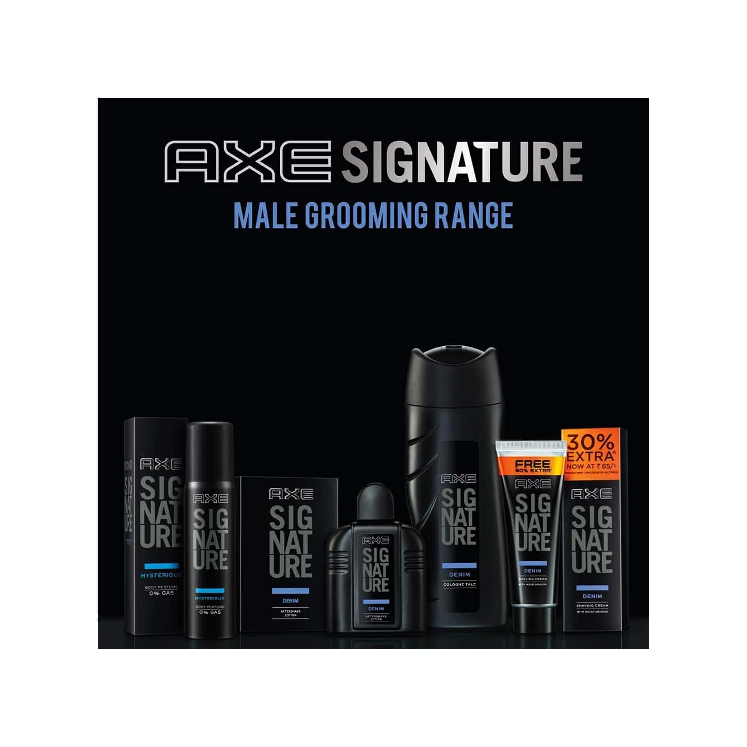 Buy Axe Signature Denim Cologne Talc- 300 G Online at Flat 18% OFF ...