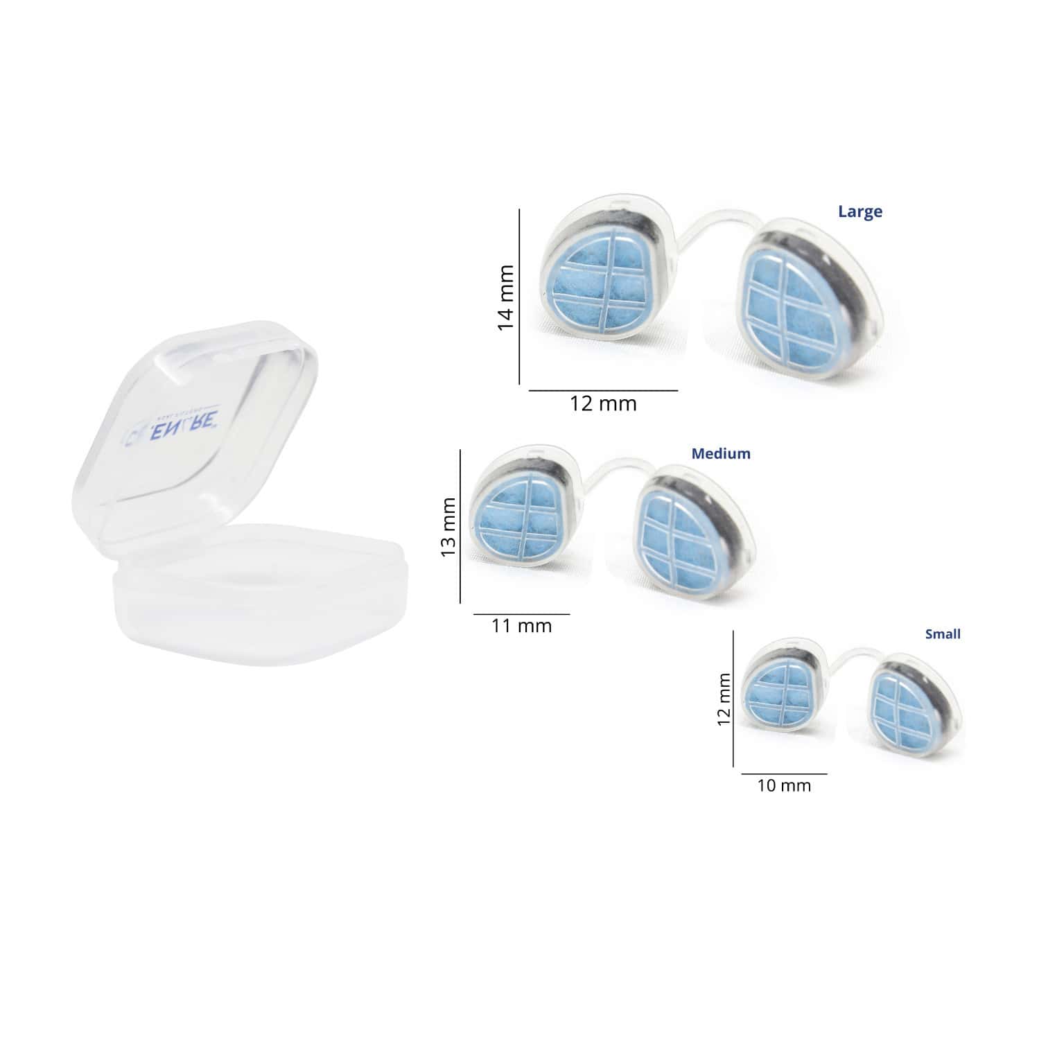 Buy CLENARE INVISIBLE NASAL FILTER BODY (SMALL + MEDIUM + LARGE PACK OF ...