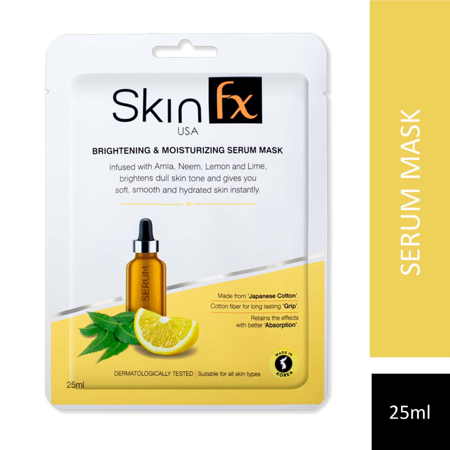 Buy SKIN FX BRIGHTENING & MOISTURIZING SERUM MASK, NEEM & AMLA JAPANESE ...