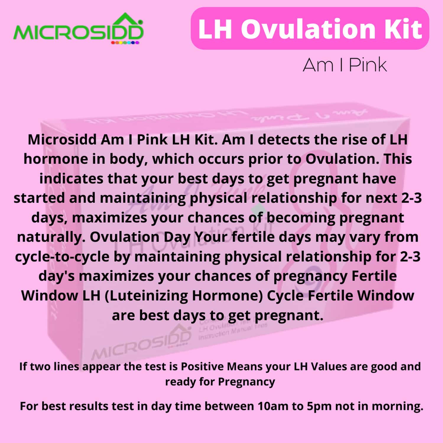 Buy MICROSIDD LH OVULATION KIT 25 TEST PACK Online & Get Upto 60% OFF ...