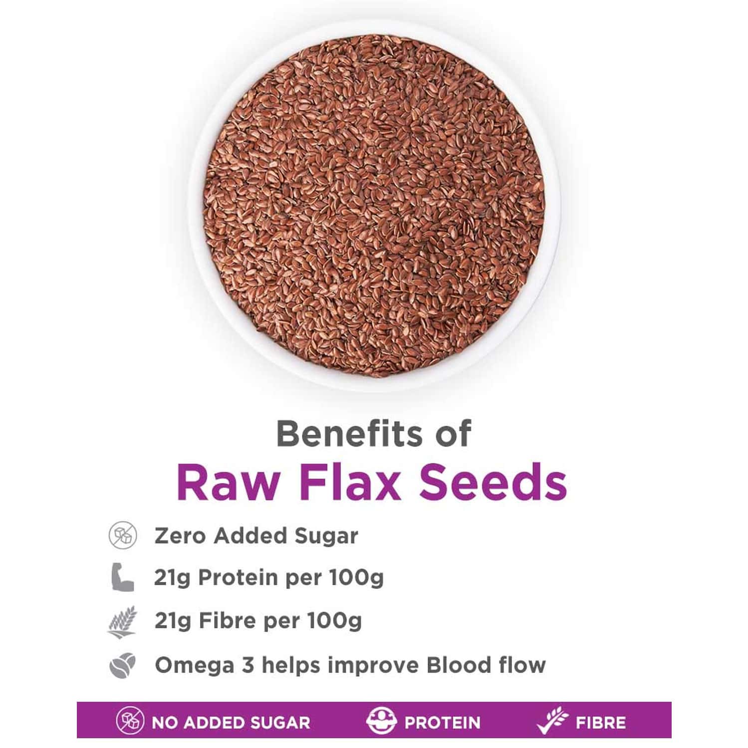 Buy TRUE ELEMENTS RAW FLAX SEEDS 900GM Online & Get Upto 60% OFF at ...