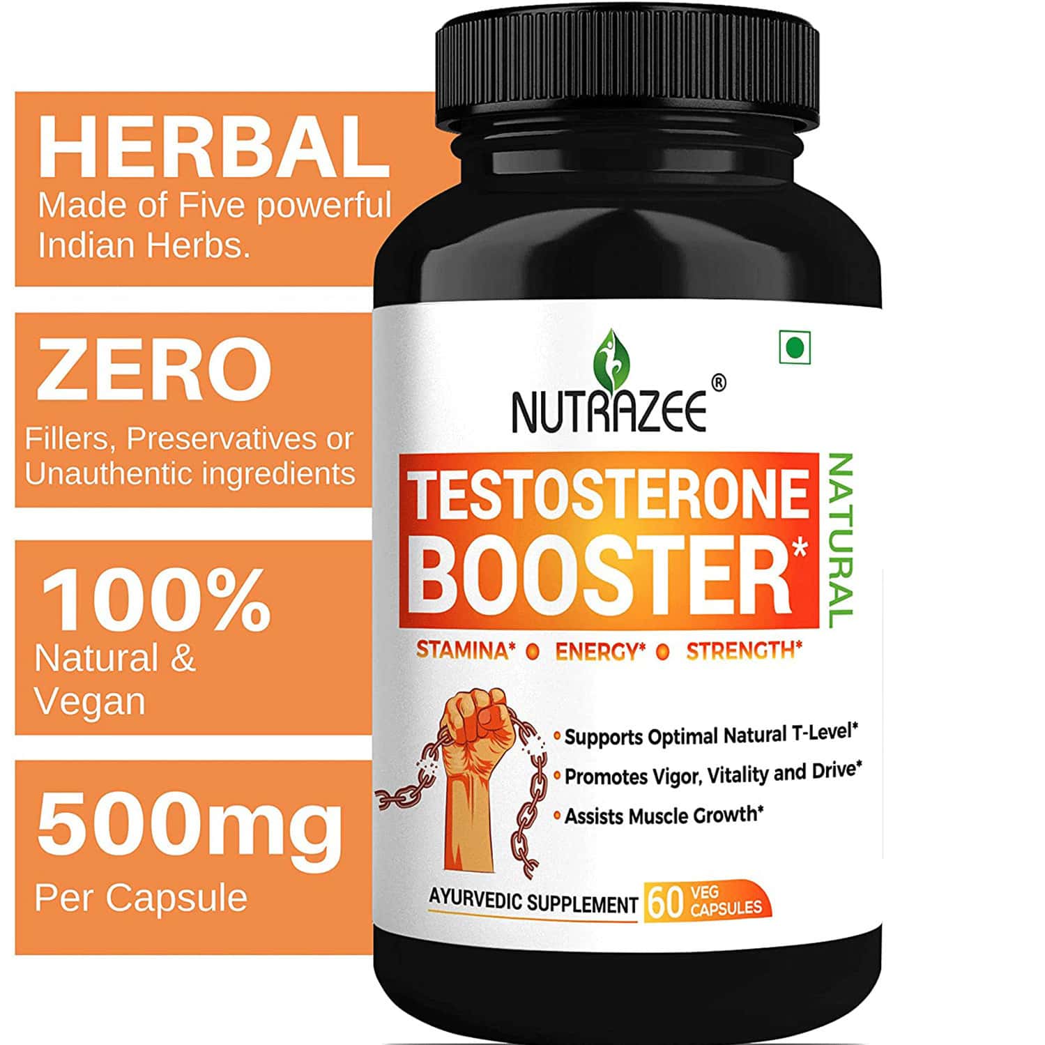 Buy NUTRAZEE TESTOSTERONE BOOSTER, 60 VEGAN CAPSULES Online & Get Upto ...