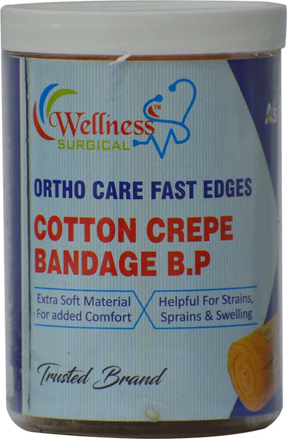 Buy LIVEASY ORTHO CARE COTTON CREPE BANDAGE - REDUCES STRAIN SPRAIN ...