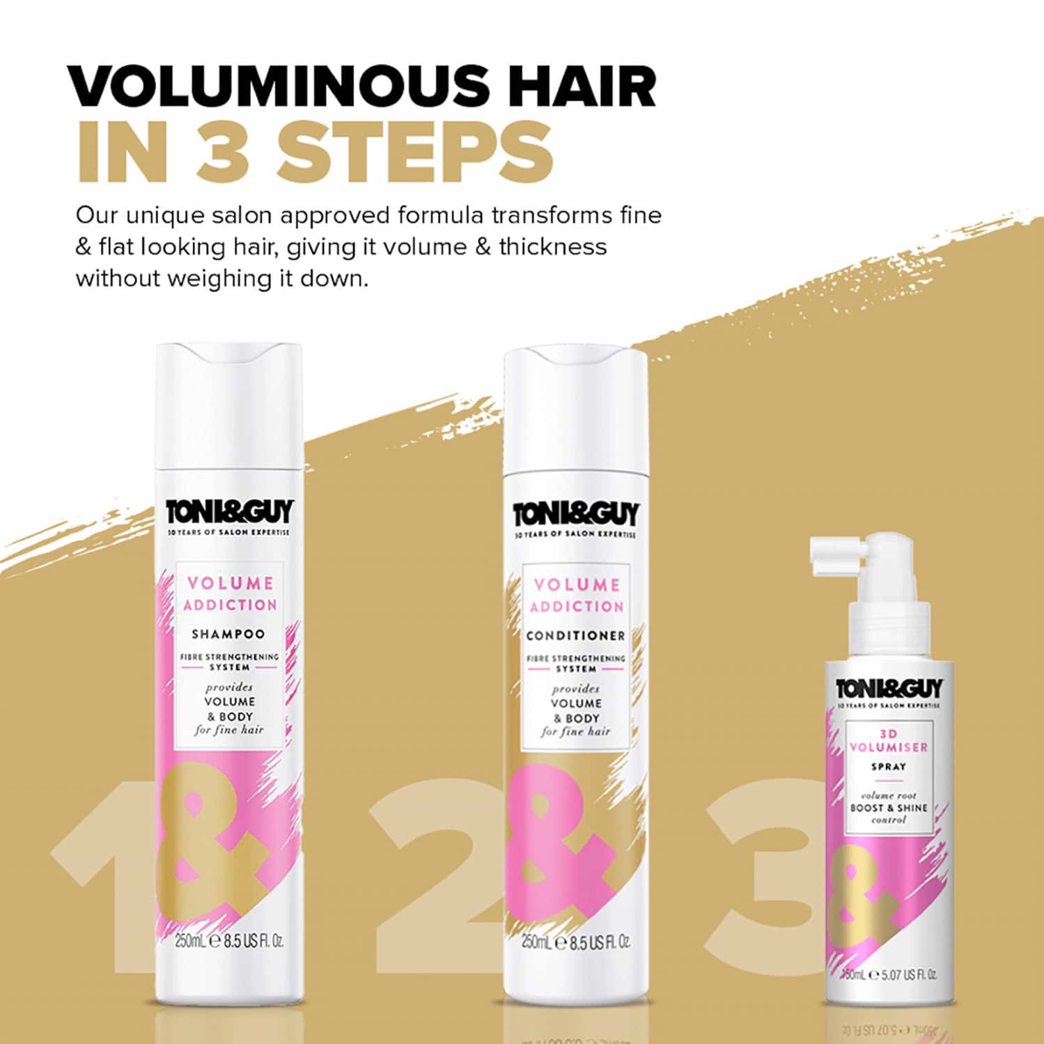 Buy TONI & GUY VOLUME ADDICTION CONDITIONER FOR ULTRA SMOOTH ...