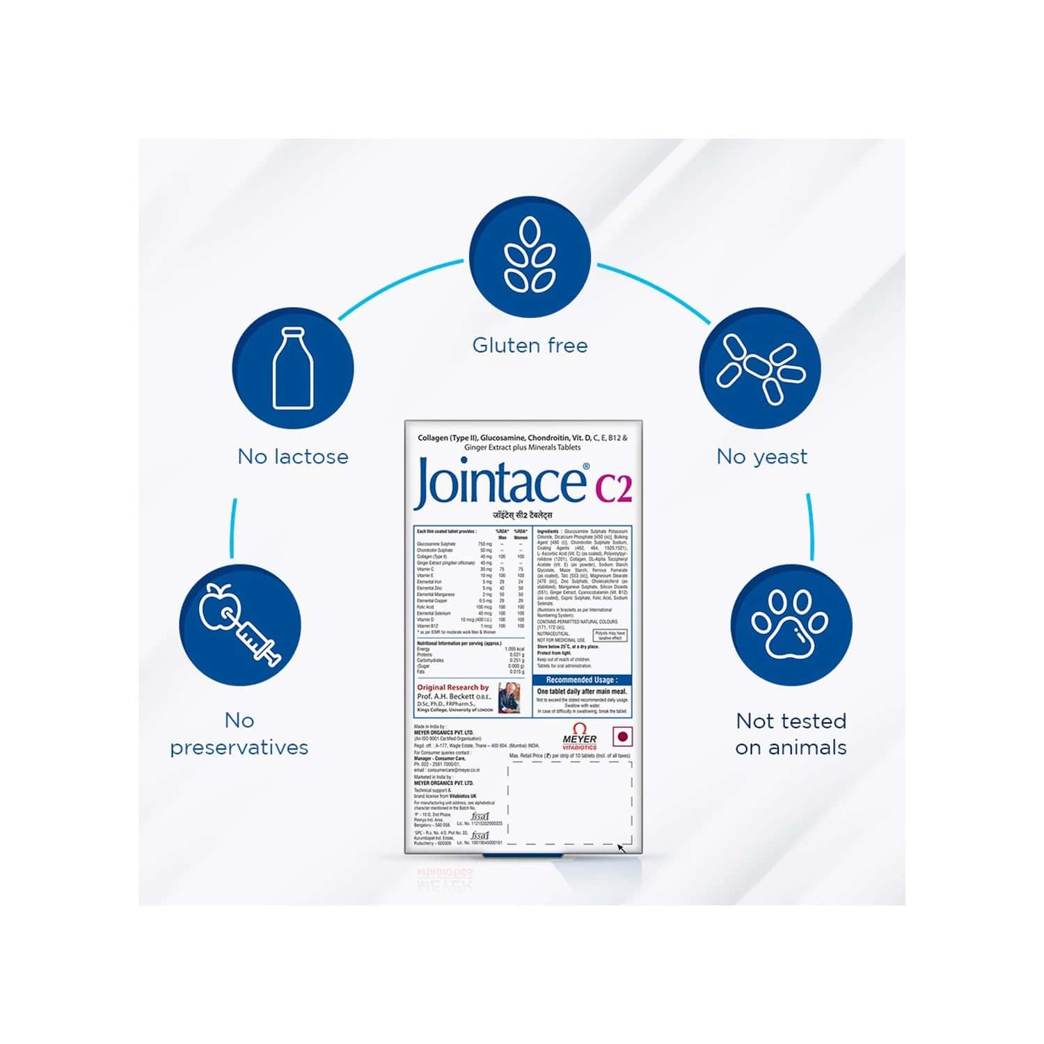 Buy JOINTACE C2 - VITAMIN SUPPLEMENT (INCLUDES GLUCOSAMINE, CHONDROITIN ...