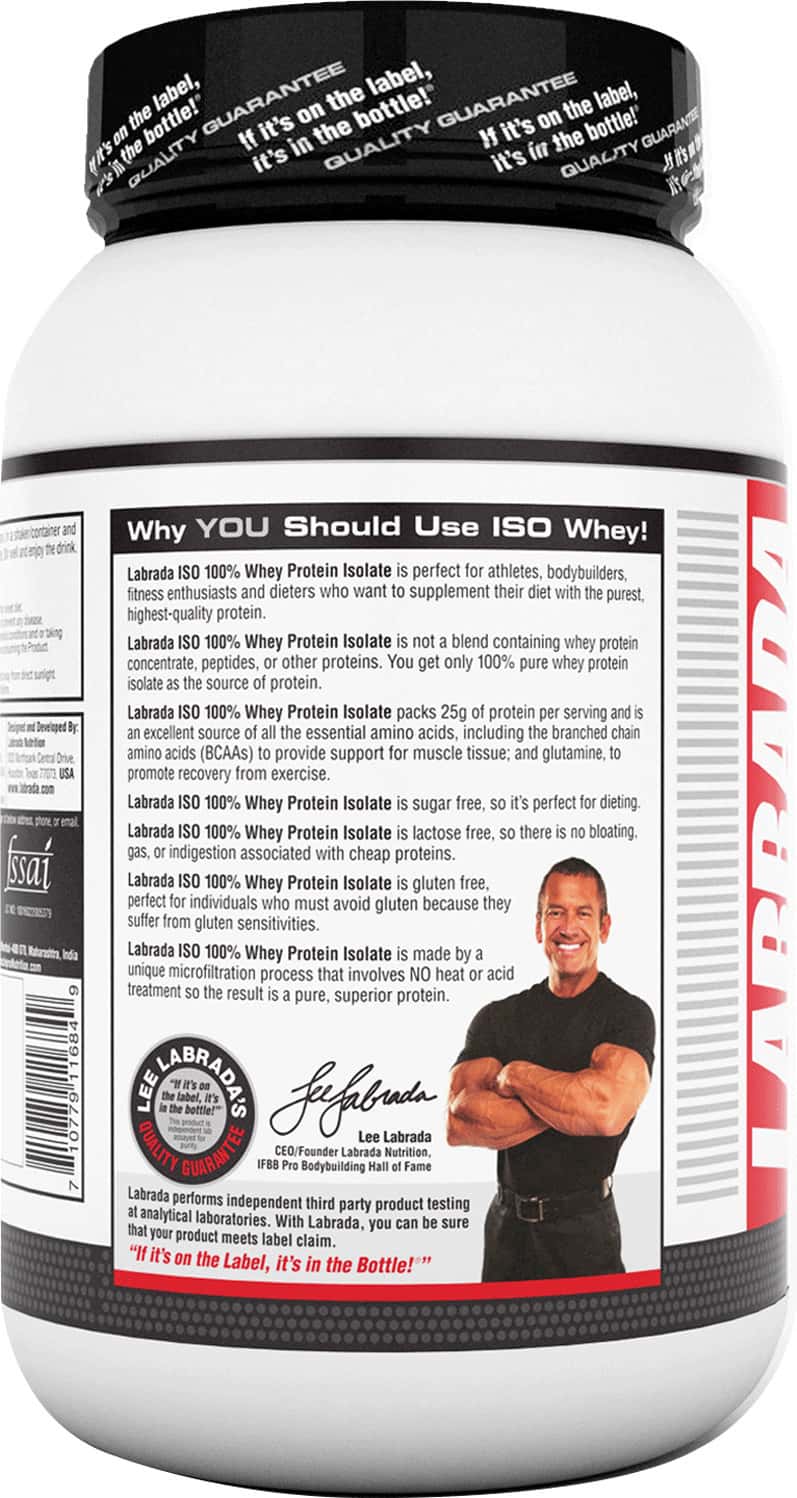 Buy LABRADA ISO WHEY 100% WHEY PROTEIN ISOLATE - 2 LBS (900G) (MOCHA ...