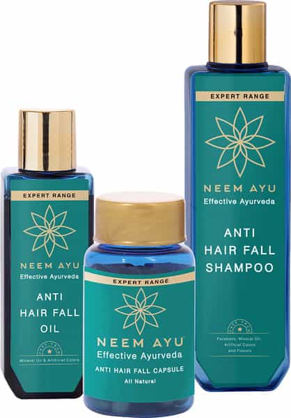 Buy NEEM AYU EXPERT ANTI HAIR FALL KIT FOR HAIR GROWTH| CLINICALLY ...