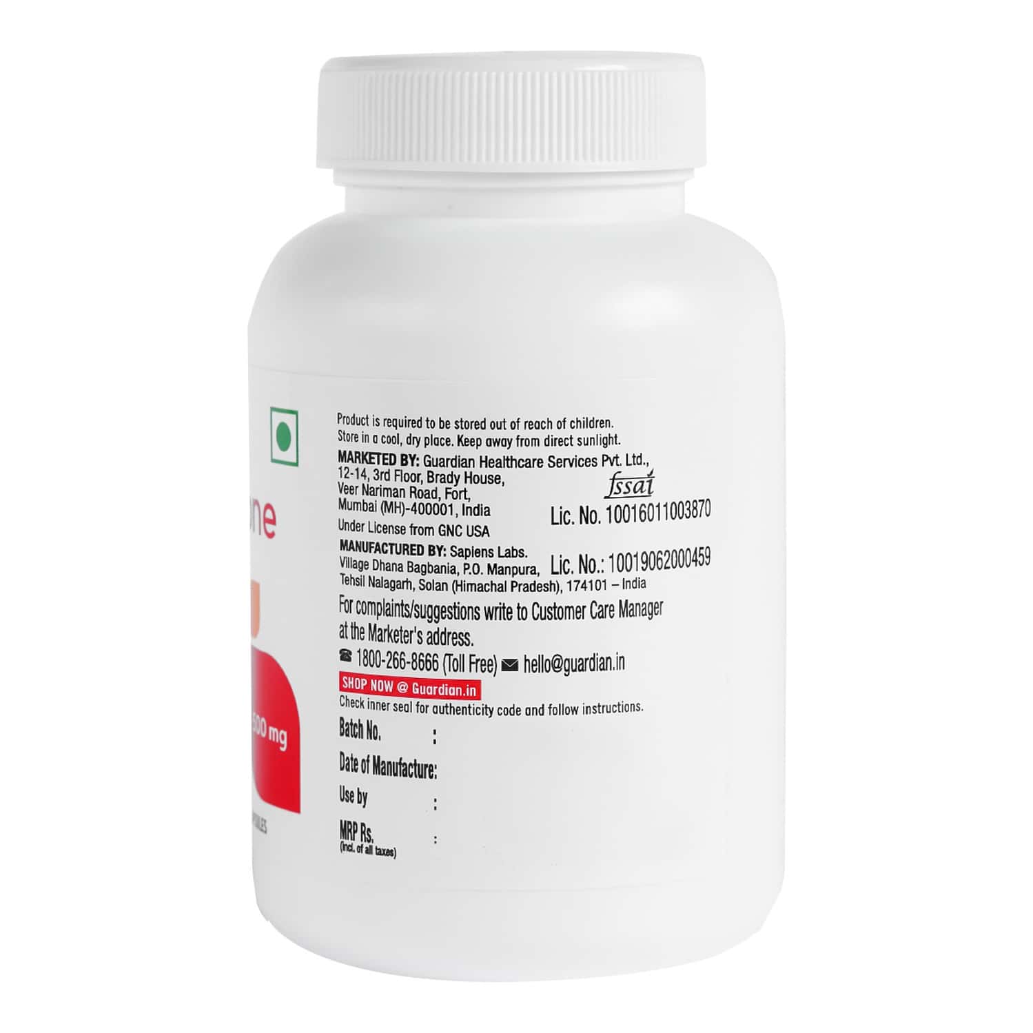 Buy GNC GLUTATHIONE CAPS 1X60 Online & Get Upto 60% OFF at PharmEasy
