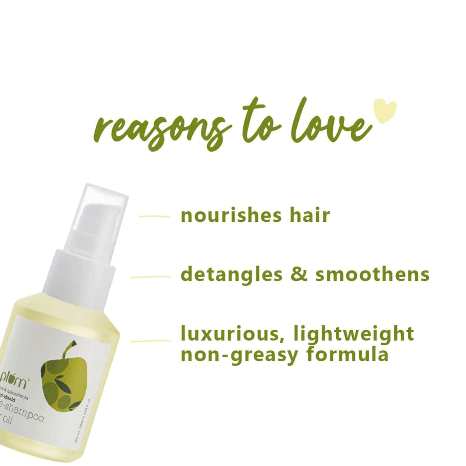 Buy PLUM OLIVE & MACADAMIA NUTRI- SHIELD PRE- SHAMPOO HAIR OIL - 100 ML Online & Get Upto 60% ...