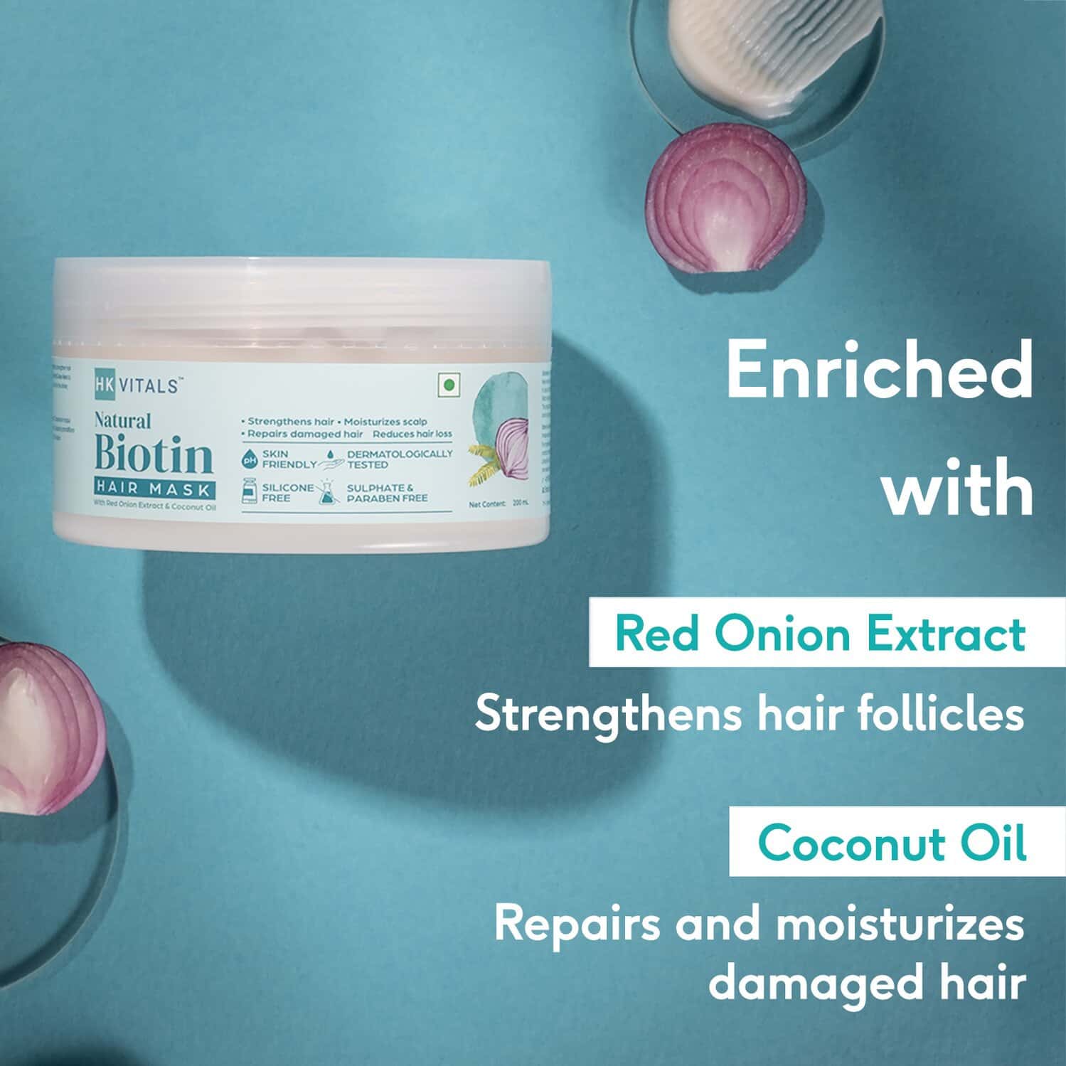 Buy HK VITALS BY HEALTHKART BIOTIN HAIR MASK (200 ML) Online & Get Upto ...