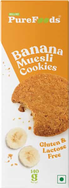 Buy PUREFOODS - BANANA MUESLI COOKIES 140G BOX Online & Get Upto 60% ...