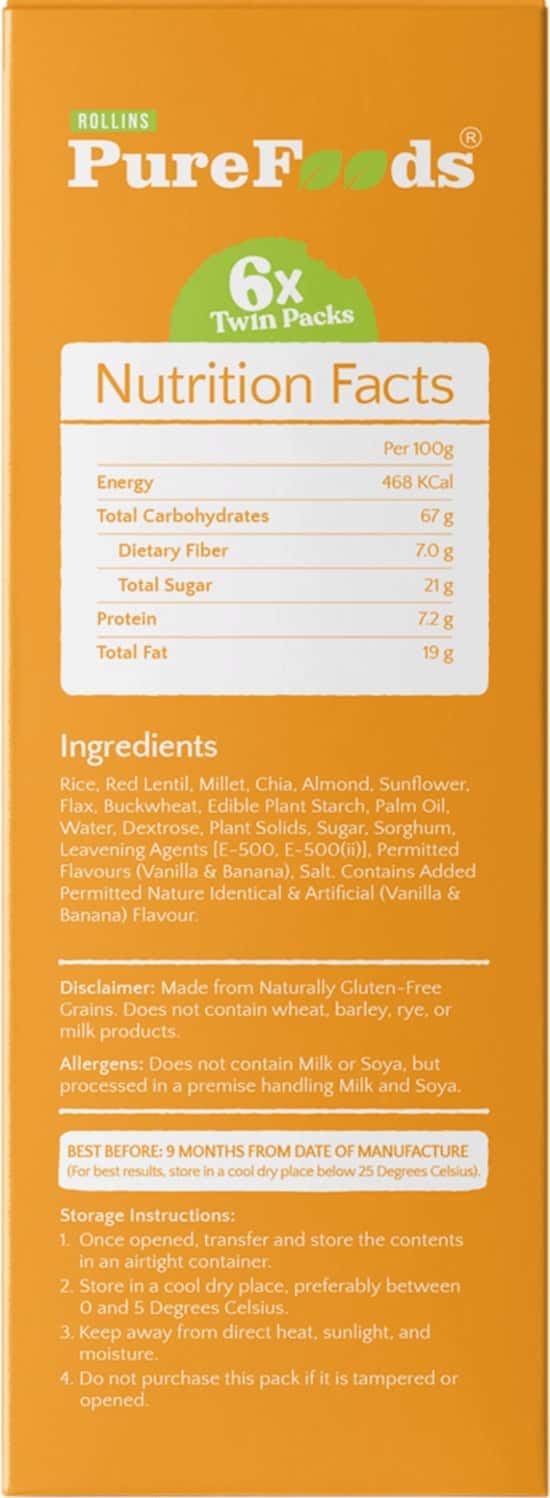 Buy PUREFOODS - BANANA MUESLI COOKIES 140G BOX Online & Get Upto 60% ...