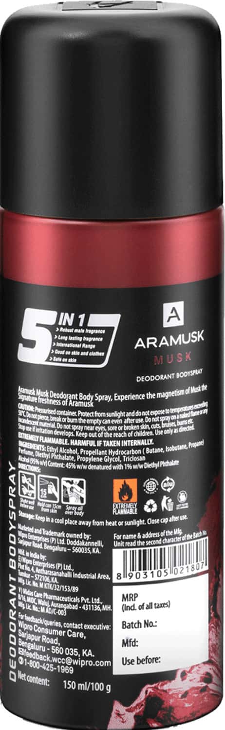 Buy ARAMUSK MUSK DEO FOR MEN, 150ML Online & Get Upto 60% OFF at PharmEasy