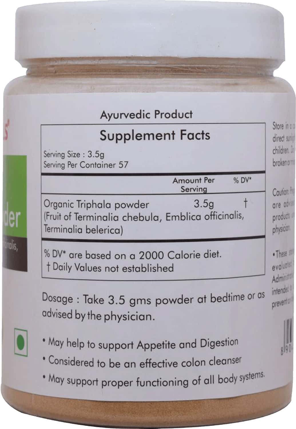 Buy HERBAL HILLS ORGANIC TRIPHALA POWDER 200 GMS Online & Get Upto 60% ...