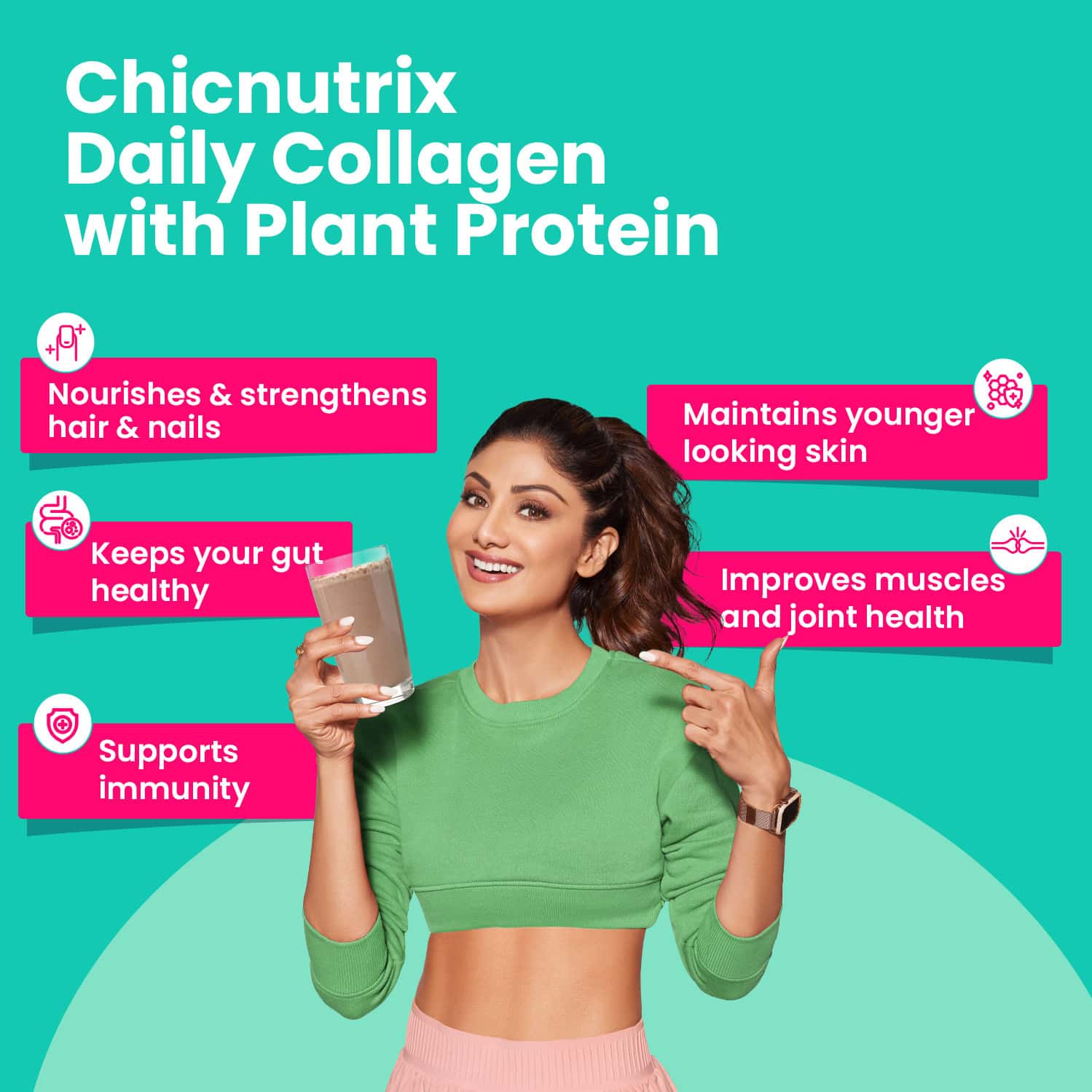 Buy CHICNUTRIX DAILY COLLAGEN PEPTIDES WITH PLANT PROTEIN | 15 SERVINGS Online & Get Upto 60% ...