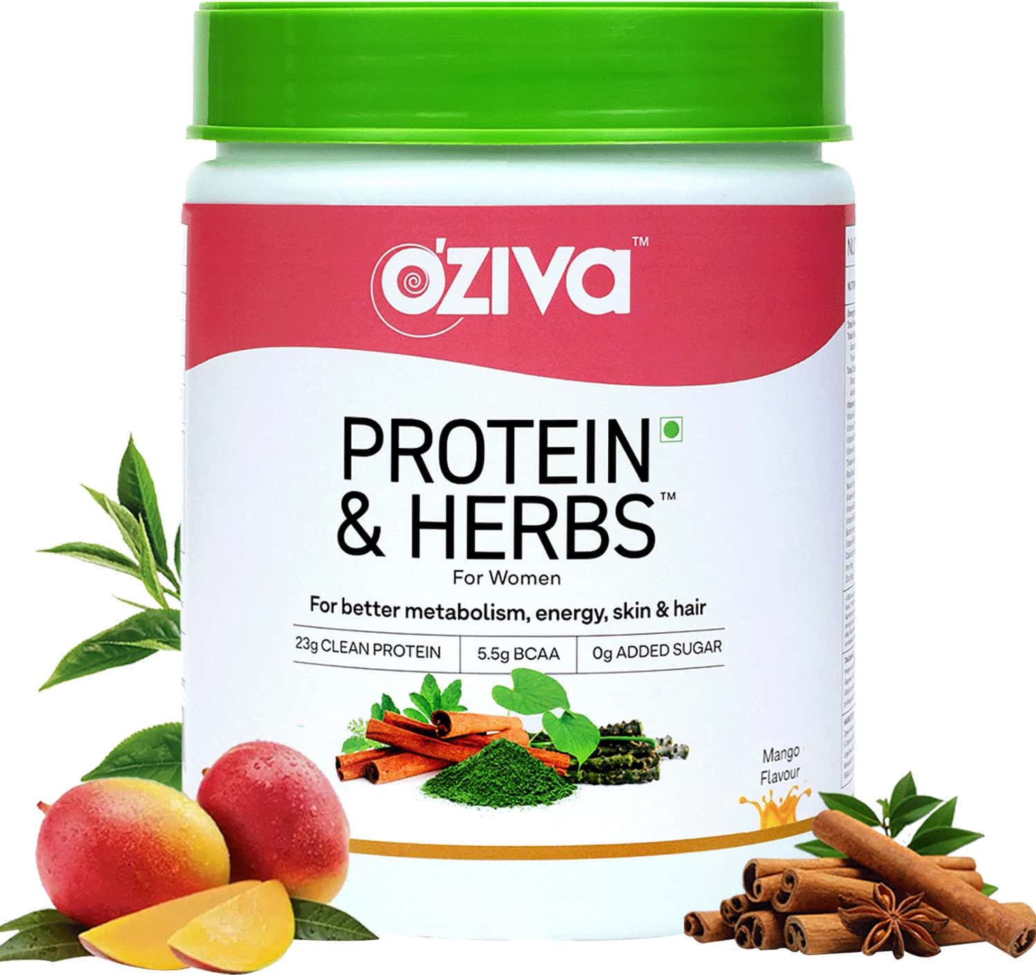Buy OZIVA PROTEIN & HERBS FOR WOMEN MANGO (1KG) | FOR WEIGHT CONTROL ...