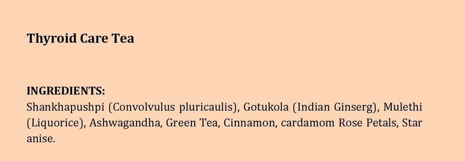 Buy NAMHYA THYROID CARE TEA 100G POUCH Online & Get Upto 60% OFF at ...