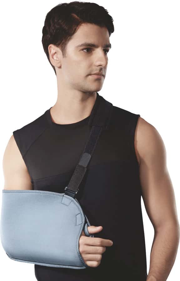 Buy TYNOR POUCH ARM SLING URBANE GREY MEDIUM 1 UNIT Online & Get Upto 60% OFF at PharmEasy