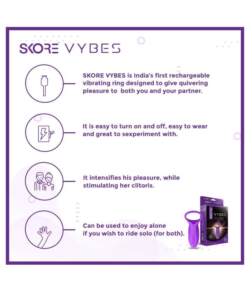 Buy Skore Vybes Rechargeable Vibrating Ring Online at Flat 18% OFF ...