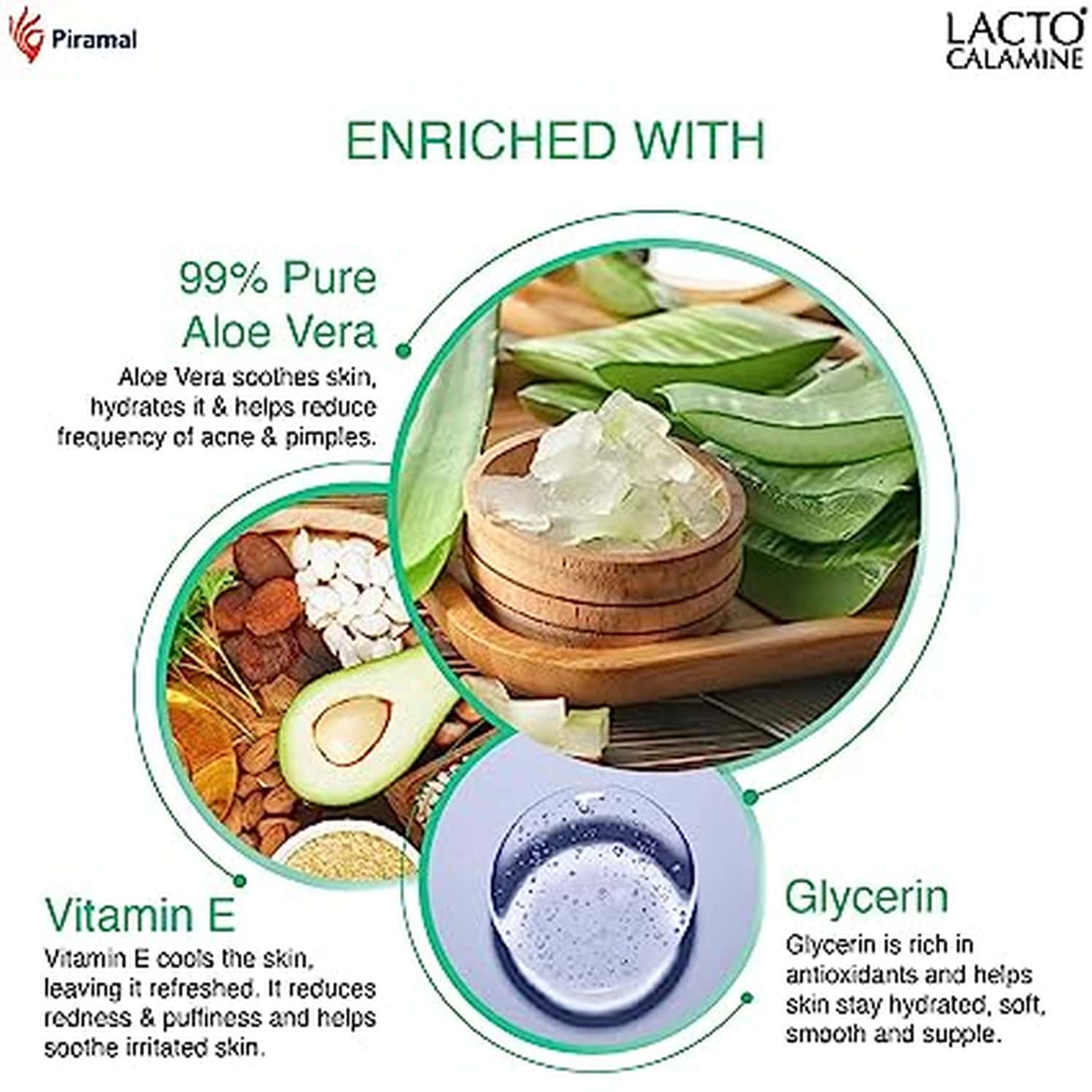 Buy LACTO CALAMINE VITAMIN C FACE WASH + ALOE VERA GEL + SUNSHIELD ...